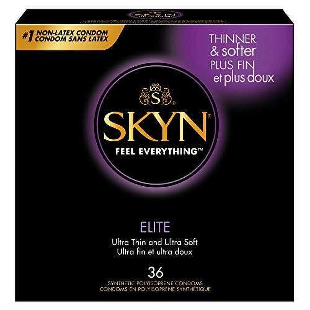 SKYN Sensitive, Hypoallergenic Elite Non-Latex Lubricated Condoms, 36 ...