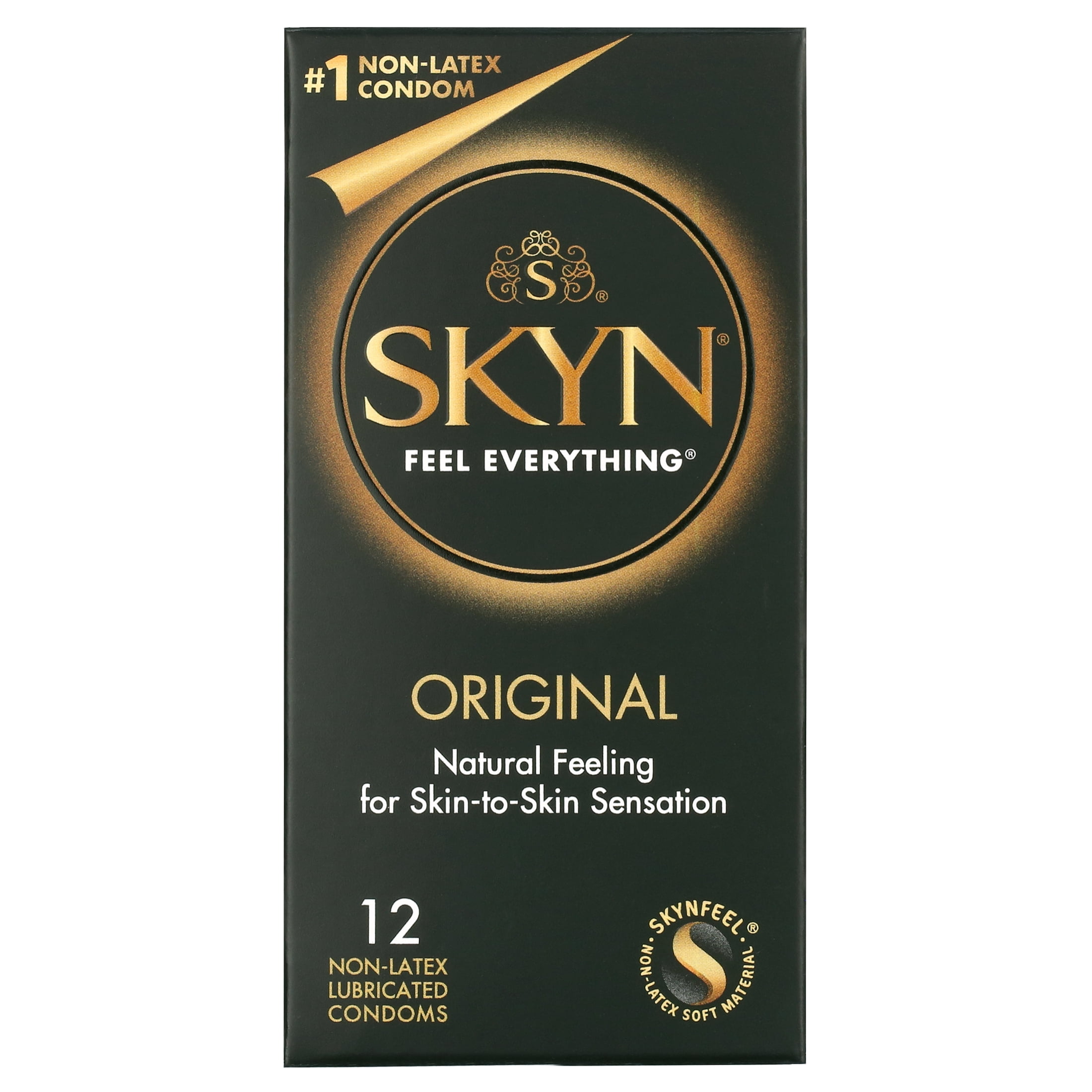 SKYN Original Lubricated Non Latex Condoms, 12 Count - Walmart.com