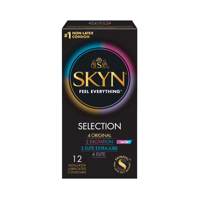 SKYN Selection Variety Pack Non-Latex Condoms, 12 Count - Walmart.com