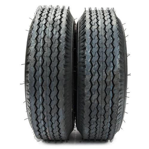 SKYNE 2pcs 4.80/4.00-8 Trailer Tires LRB 4 Ply Bias Load Range B 4.80-8 4.80x8,4.80-8, Lawn, and ...