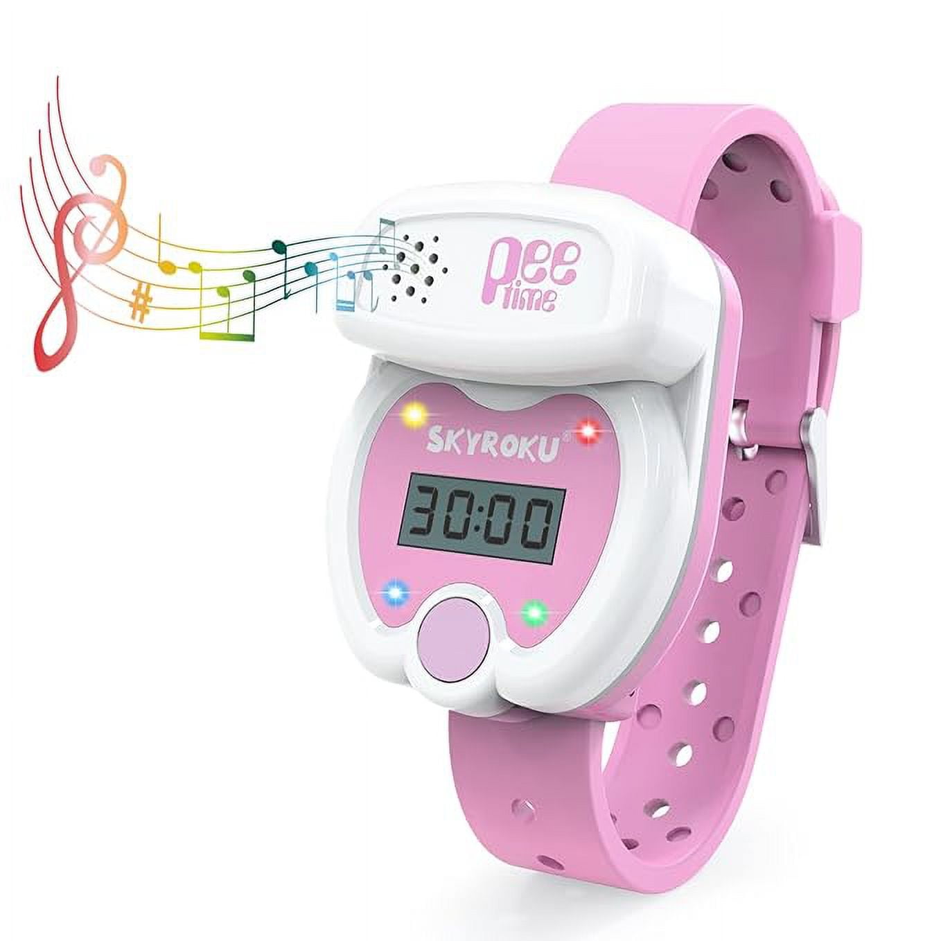 SKYROKU Silicone Kids Potty Training Timer Watch with Flashing Lights ...