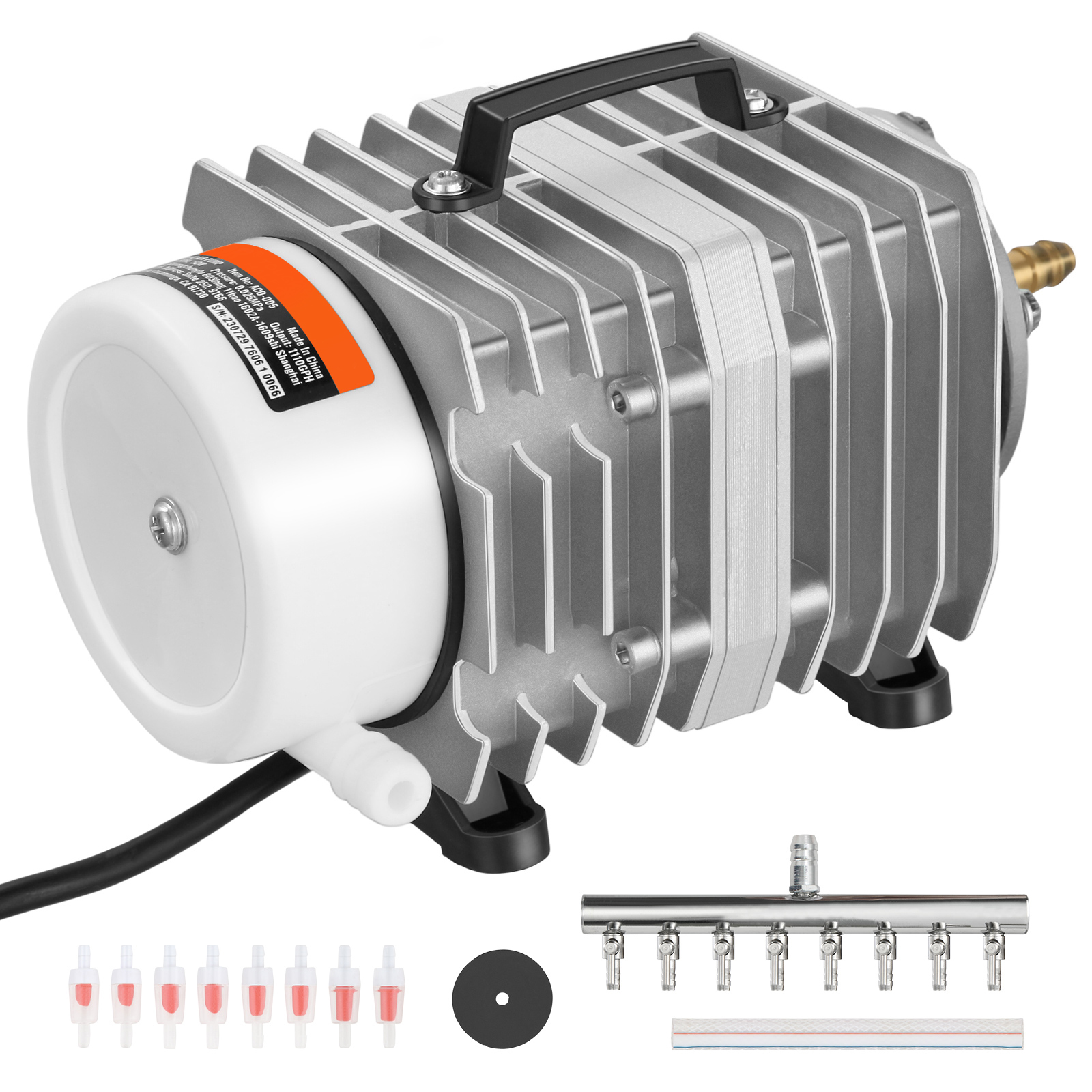 300 Gallon Silent Air Pump Aquarium Fish Tank Pump Hydroponic Oxygen 2 ...