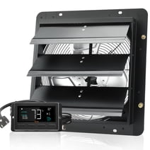 BENTISM Shutter Exhaust Fan Shop Exhaust Fan 12'' Remote Control Wall ...