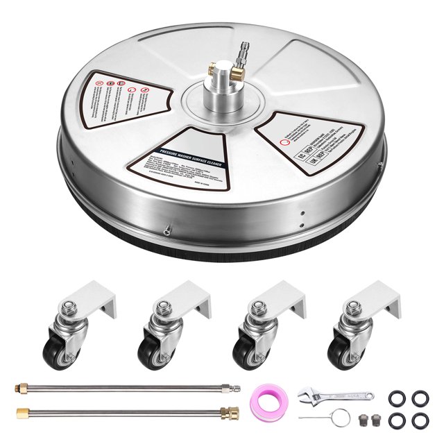 SKYSHALO 18" Surface Cleaner for Pressure Washers, Includes Wheels ...