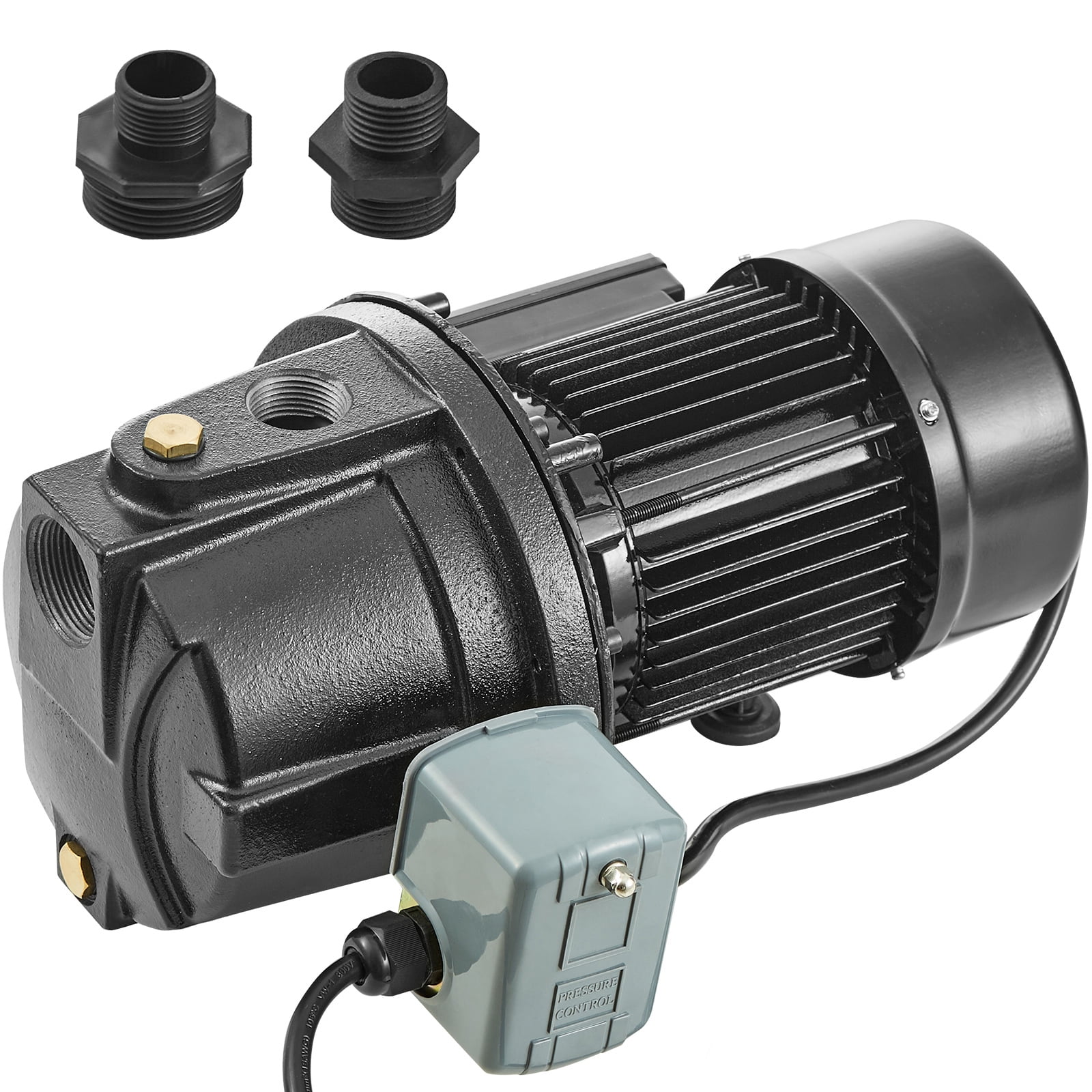 SKYSHALO 1HP Durable Cast Iron Shallow Well Jet Pump, 115V, 17.6 GPM ...