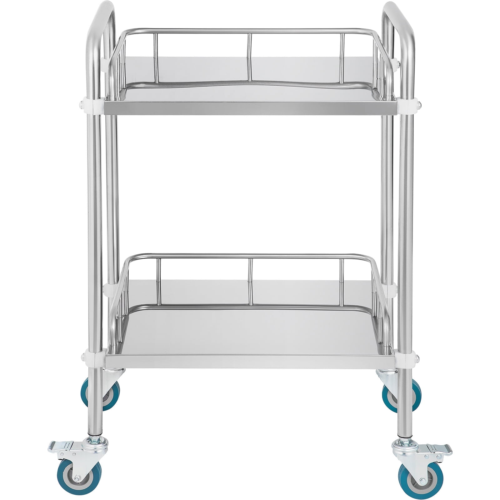 KFFKFF 2 wheeled laboratory carts, stainless steel rolling carts ...