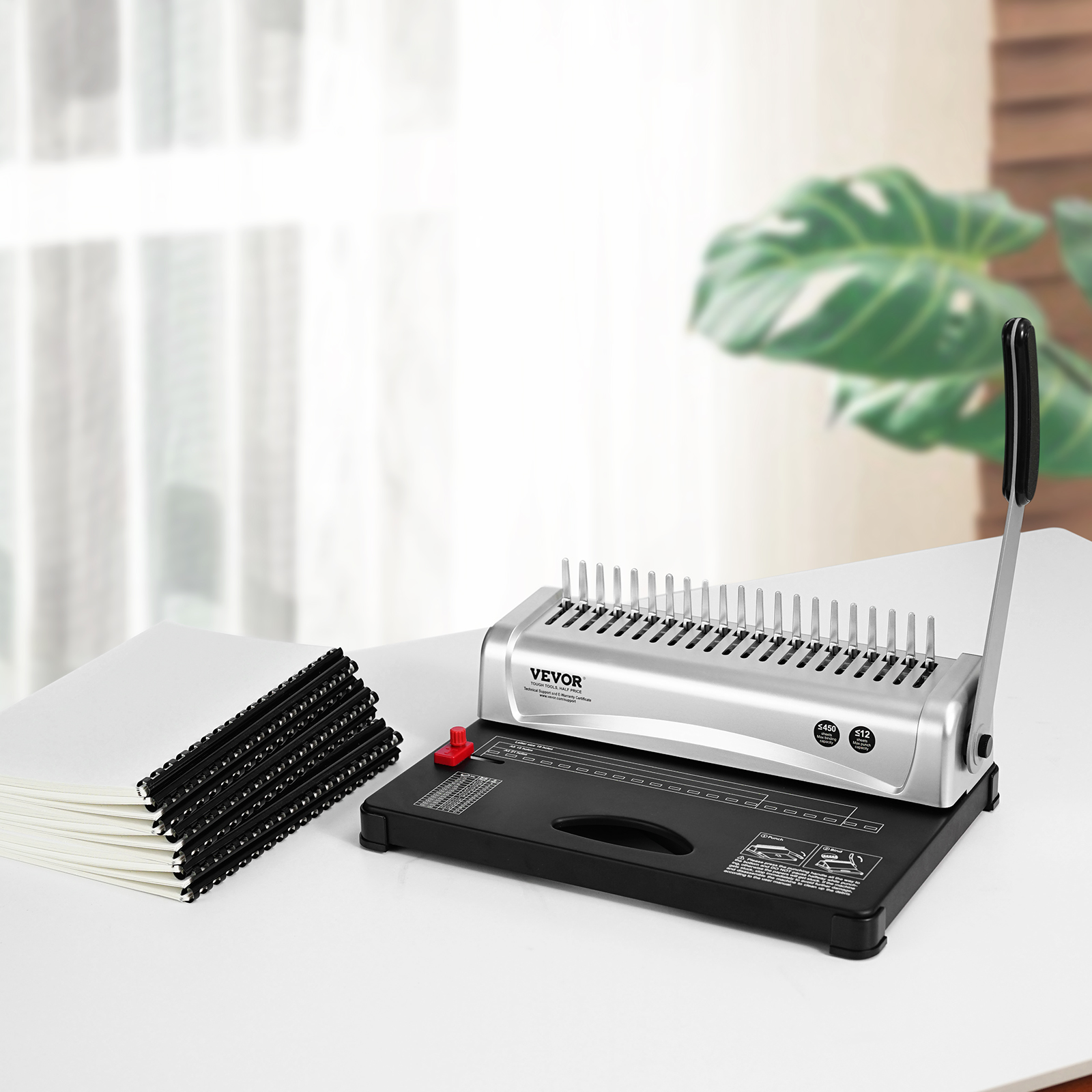 10 Pcs Loose Leaf Binding Spine 30 Hole Cuttable Wear Resistant PP ...