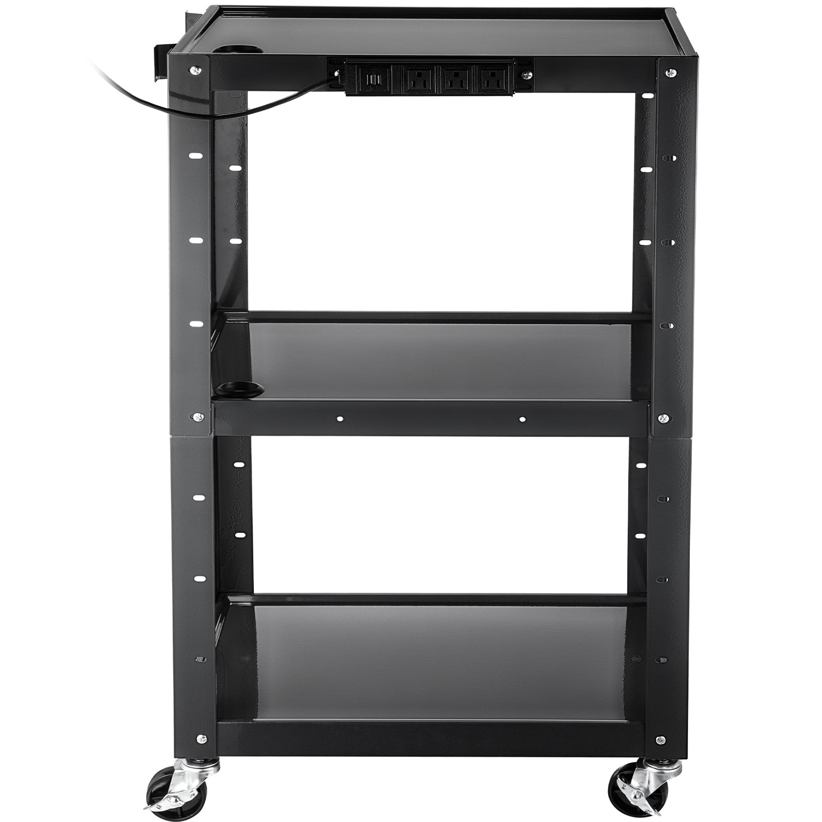 SKYSHALO 24-42" Steel AV Cart Height Adjustable Media with Electric ...