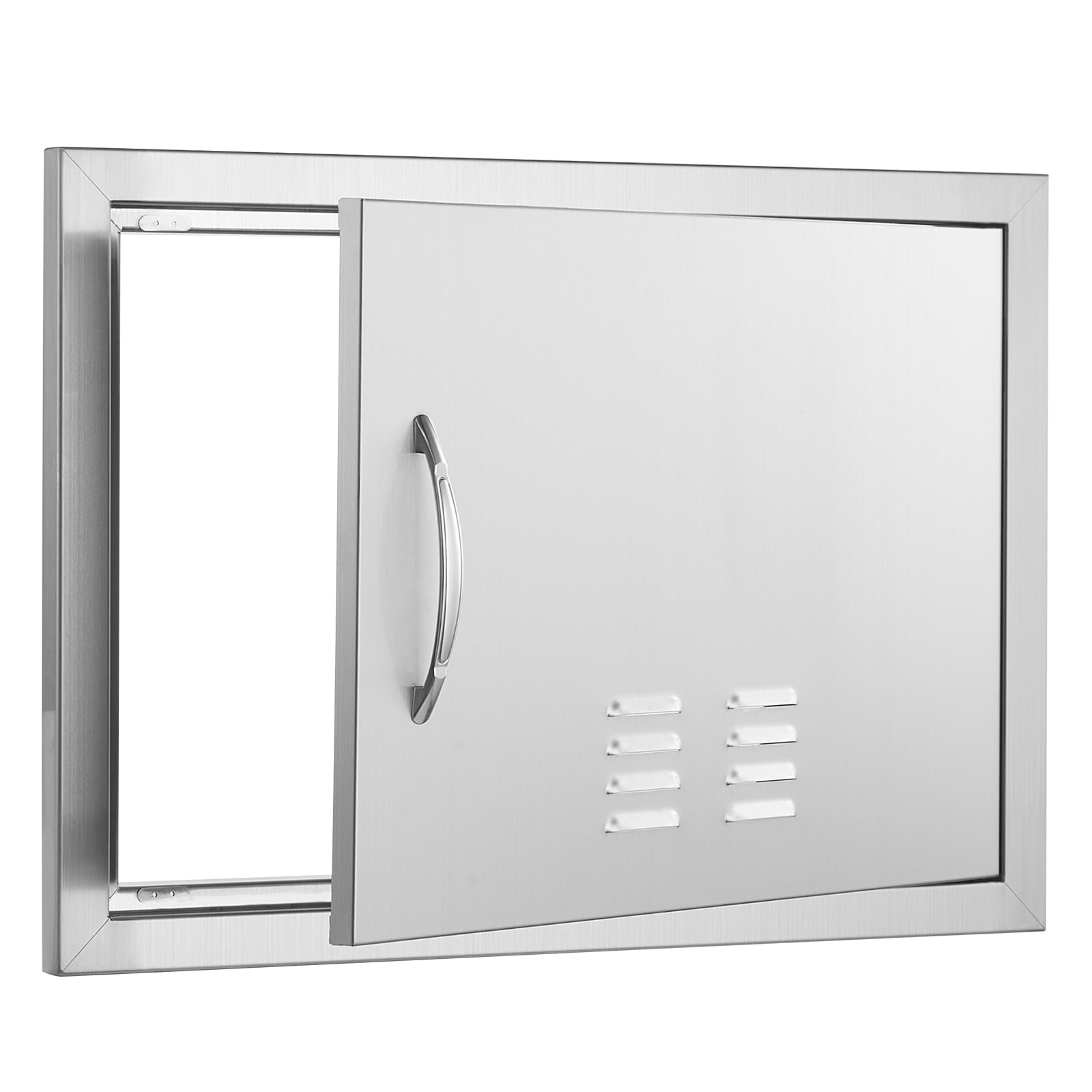 KFFKFF 24x17 Inch BBQ Outdoor Stainless Steel Kitchen Door Island ...