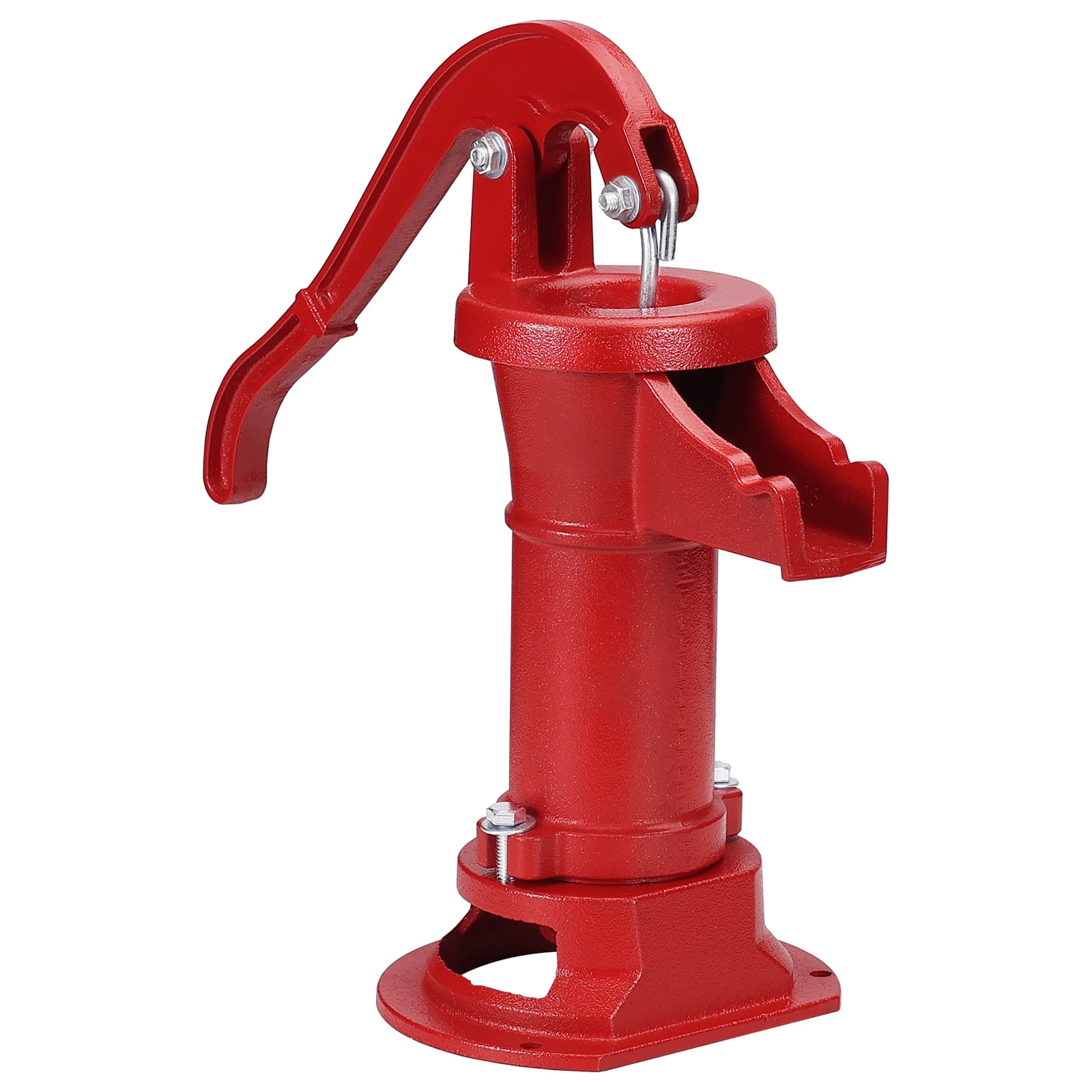 KFFKFF 25ft Antique Well Hand Pitcher Water Pump Maximum Lift Cast Iron ...