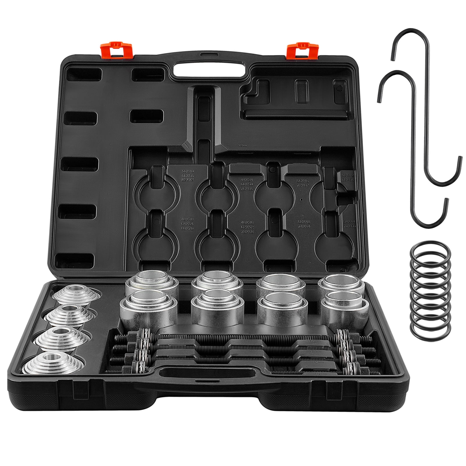 KFFKFF 28-Piece Pull & Press Sleeve Set, Steel Bush Bearing Extraction ...