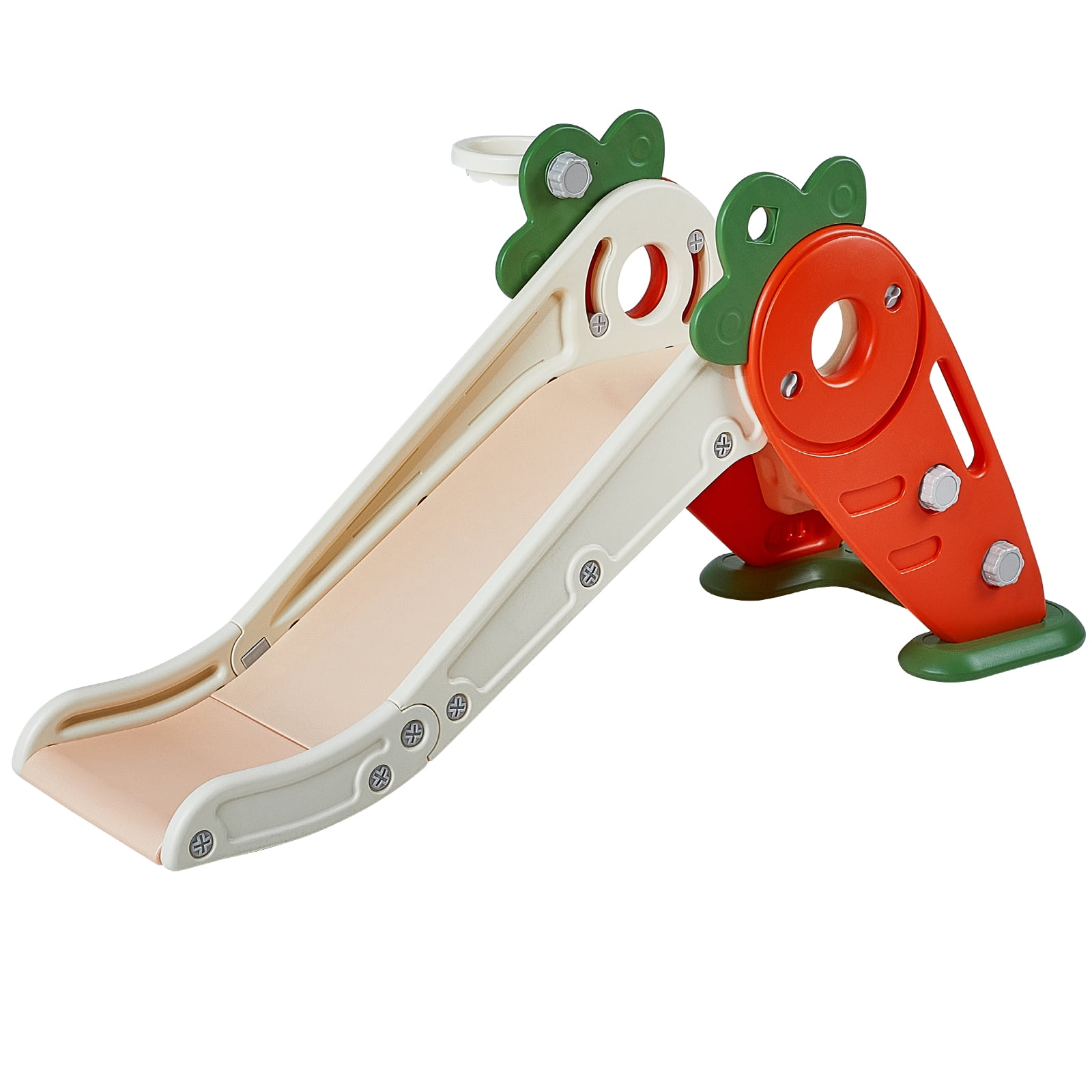KFFKFF 3 in 1 Toddler Slide and Climber for Indoor and Outdoor, Non ...