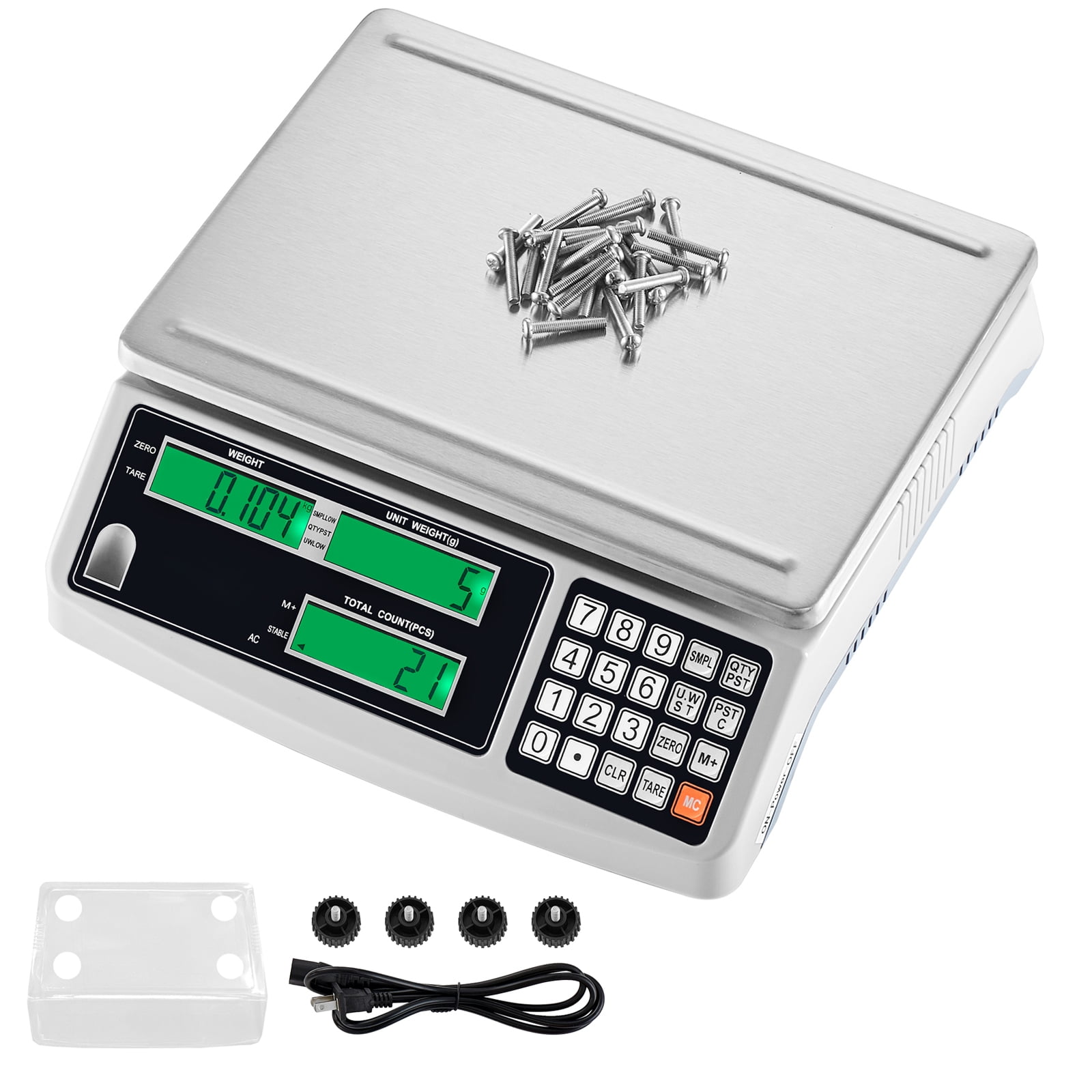 KFFKFF 30kg x 1g Industrial Counter Scale Digital Counting - Walmart.com