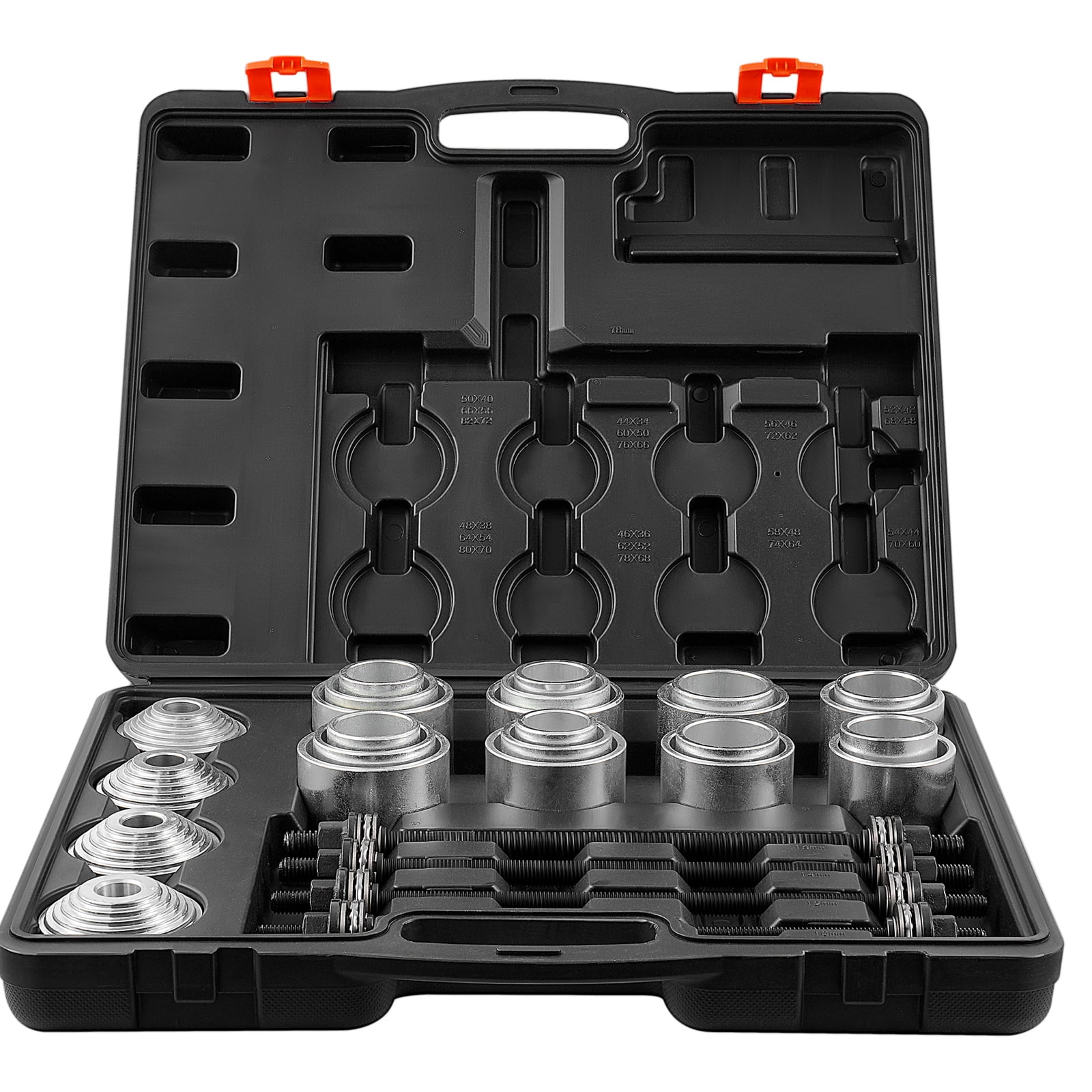 KFFKFF 36-Piece Pull & Press Sleeve Set, Steel Bush Bearing Extractor ...