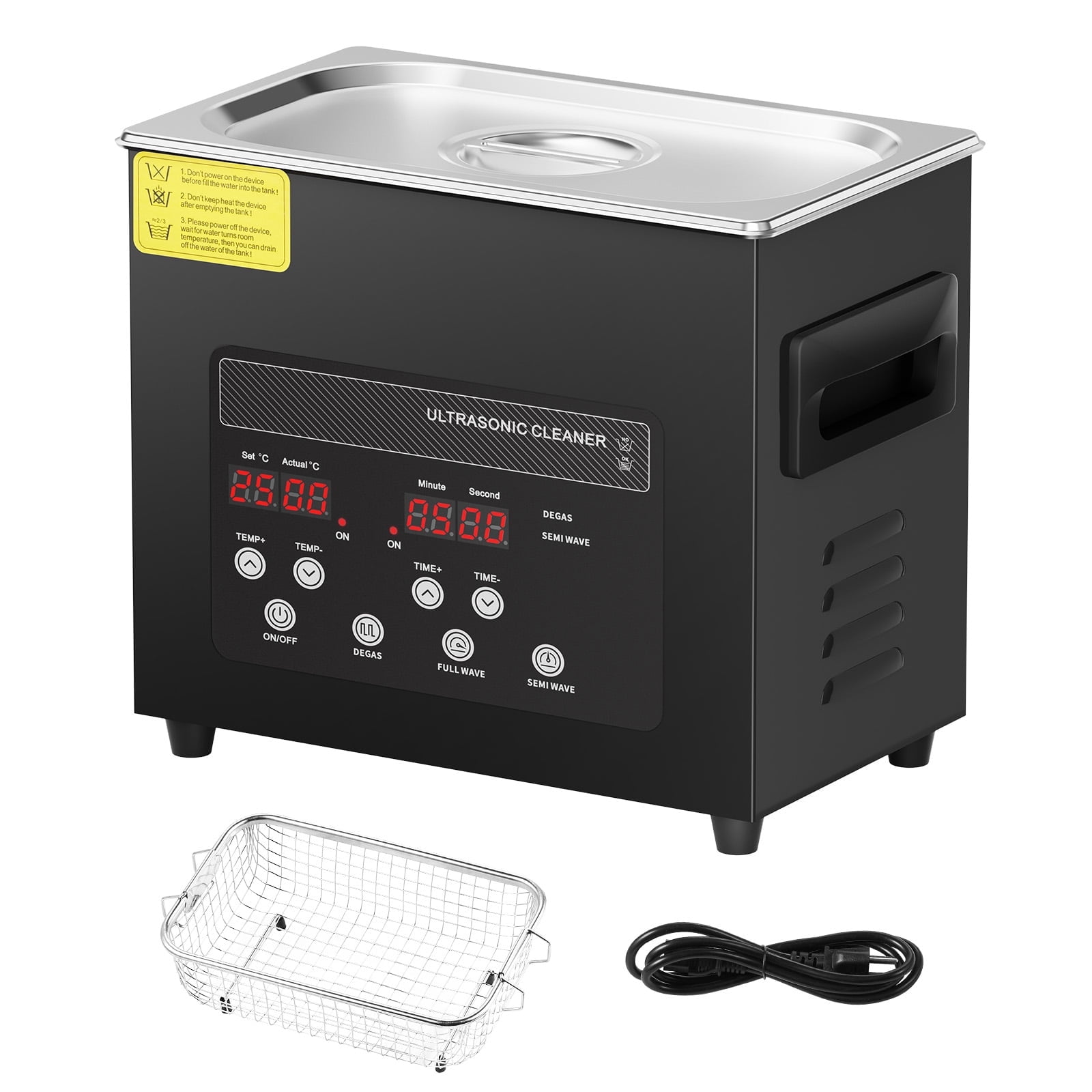 SKYSHALO 3L Ultrasonic Cleaning Device 120W with Enhanced Degassing ...