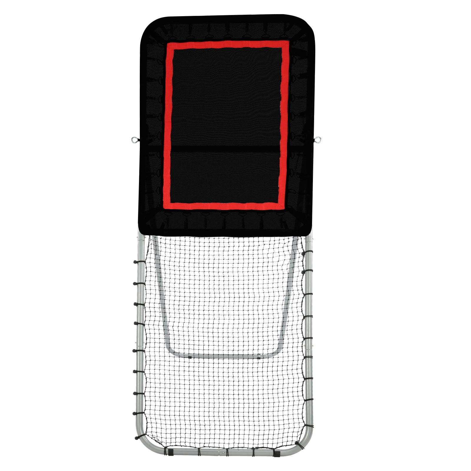 KFFKFF 3x8ft Folding Lacrosse Baseball Rebounder Softball Bounce ...