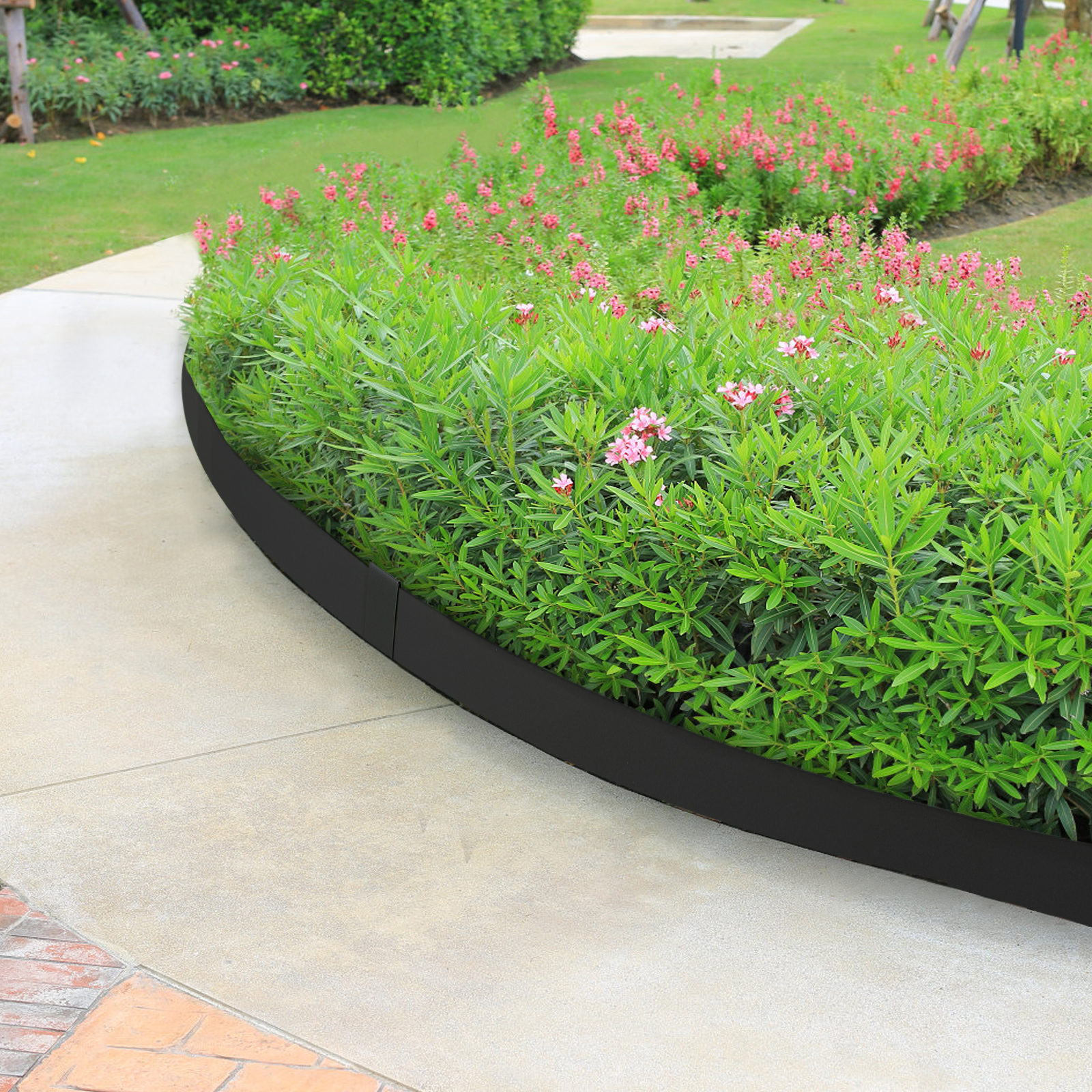 Suncast 10 Piece Landscape Design Border Decorative Stone Edging (4 ...