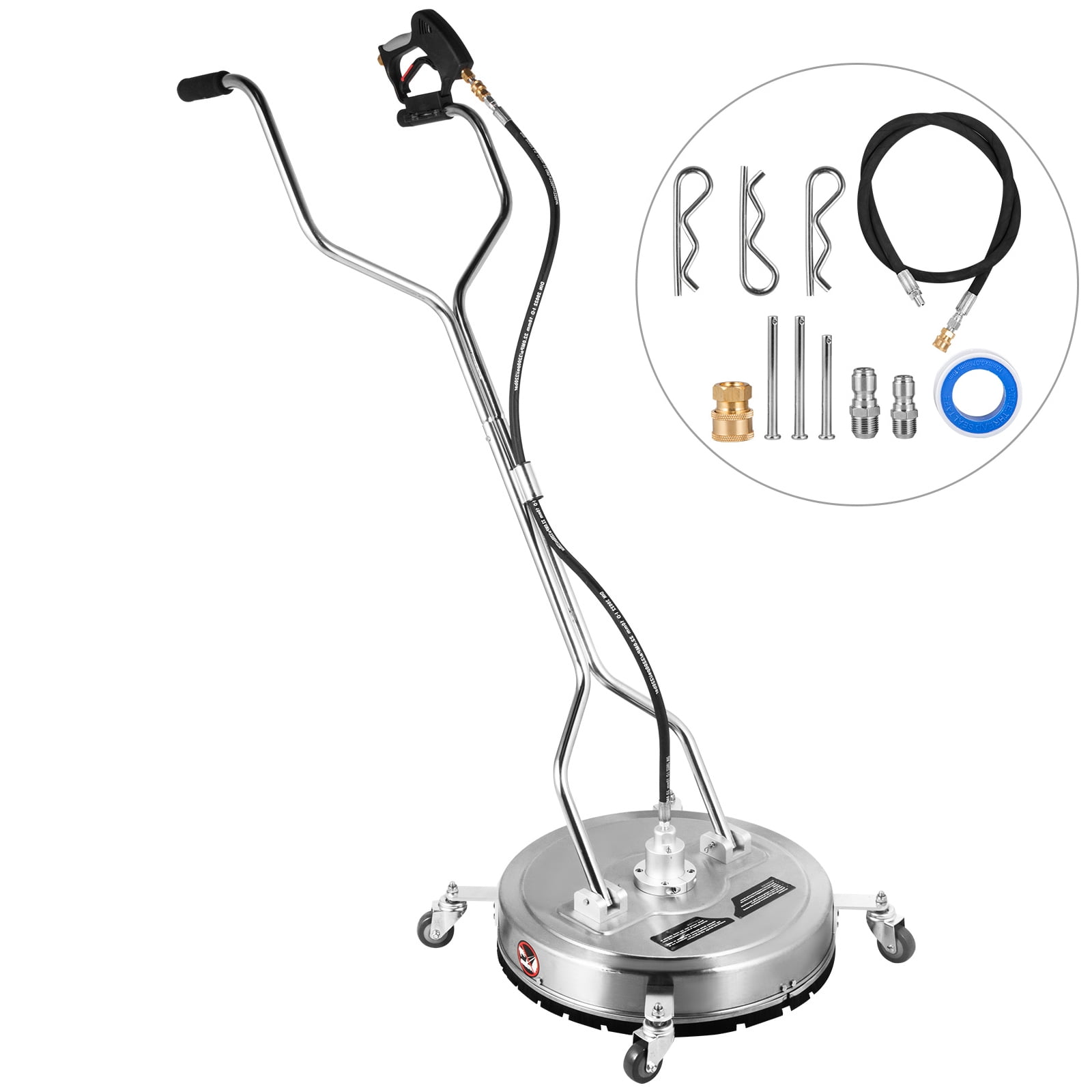 KFFKFF 4000psi Pressure with 3/8 Quick Connector Surface Cleaner W ...