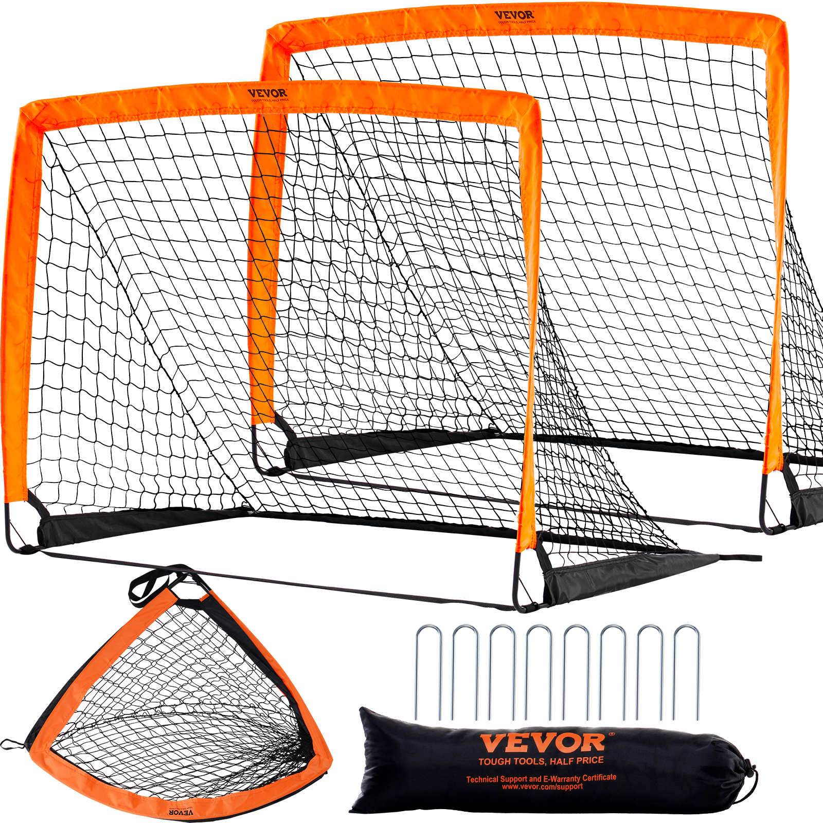 Net Playz 4' x 3' Pop-Up Soccer Goal (Set of 2) - Walmart.com