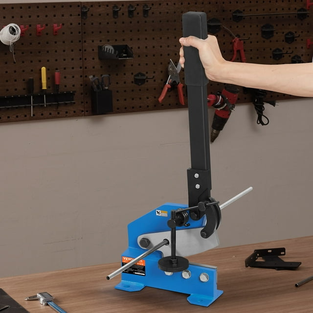 SKYSHALO 5" Manual Hand Plate Shear, Benchtop Cutter for Metal Sheets ...