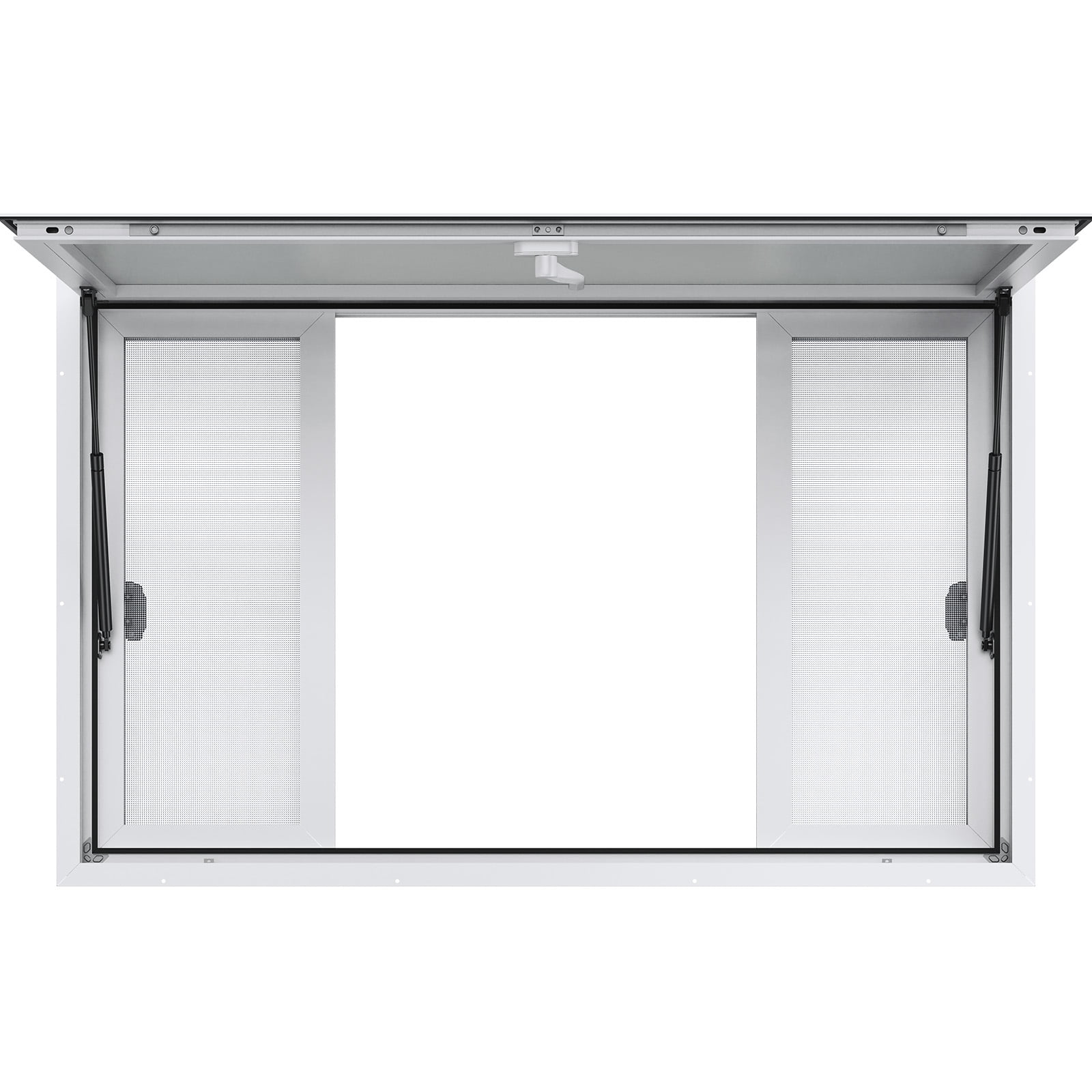 SKYSHALO 53"L x 33"W Concession Stand Serving Window Food Truck Service ...