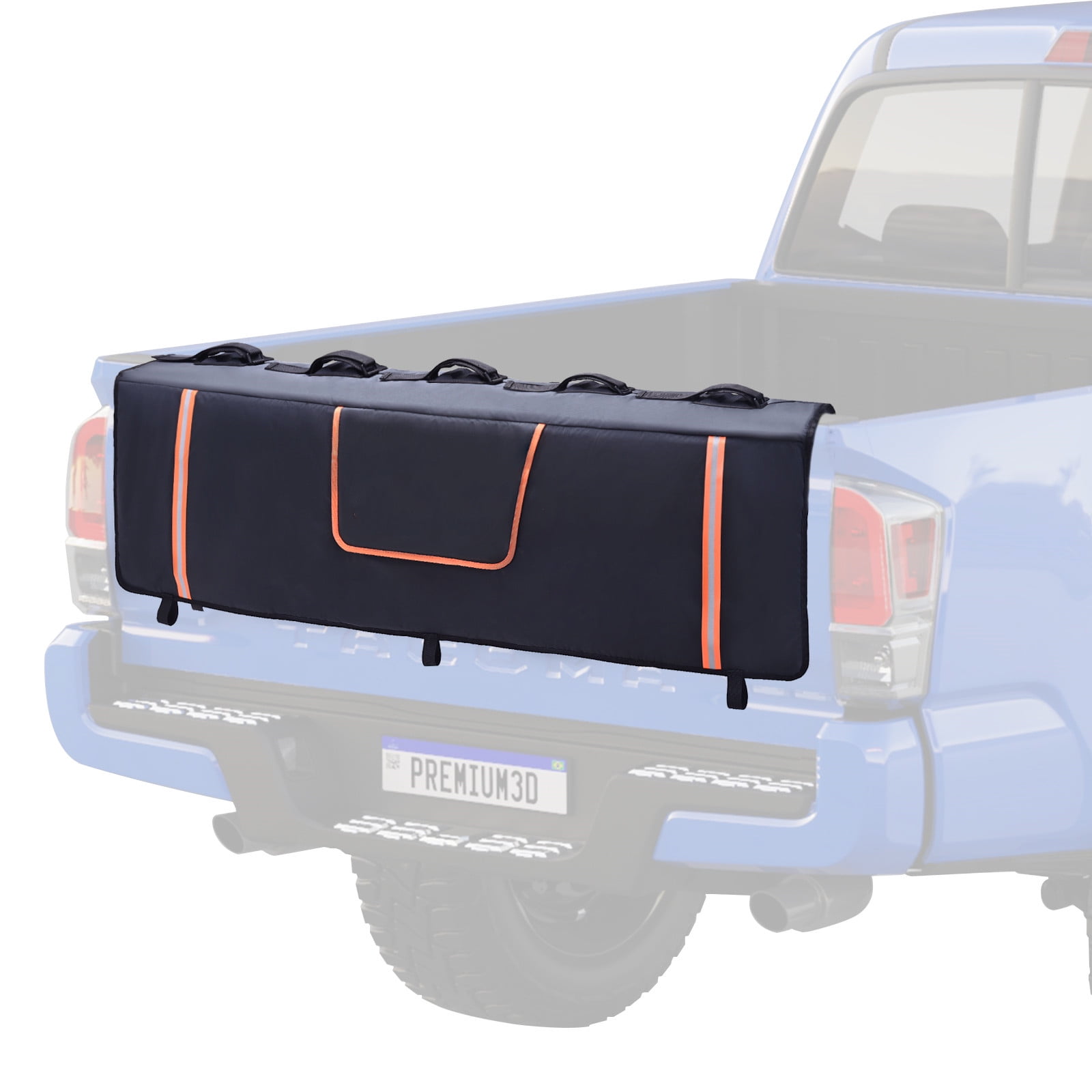 SKYSHALO Tailgate Pad Adjustable Exterior Automotive Accessories Black 53