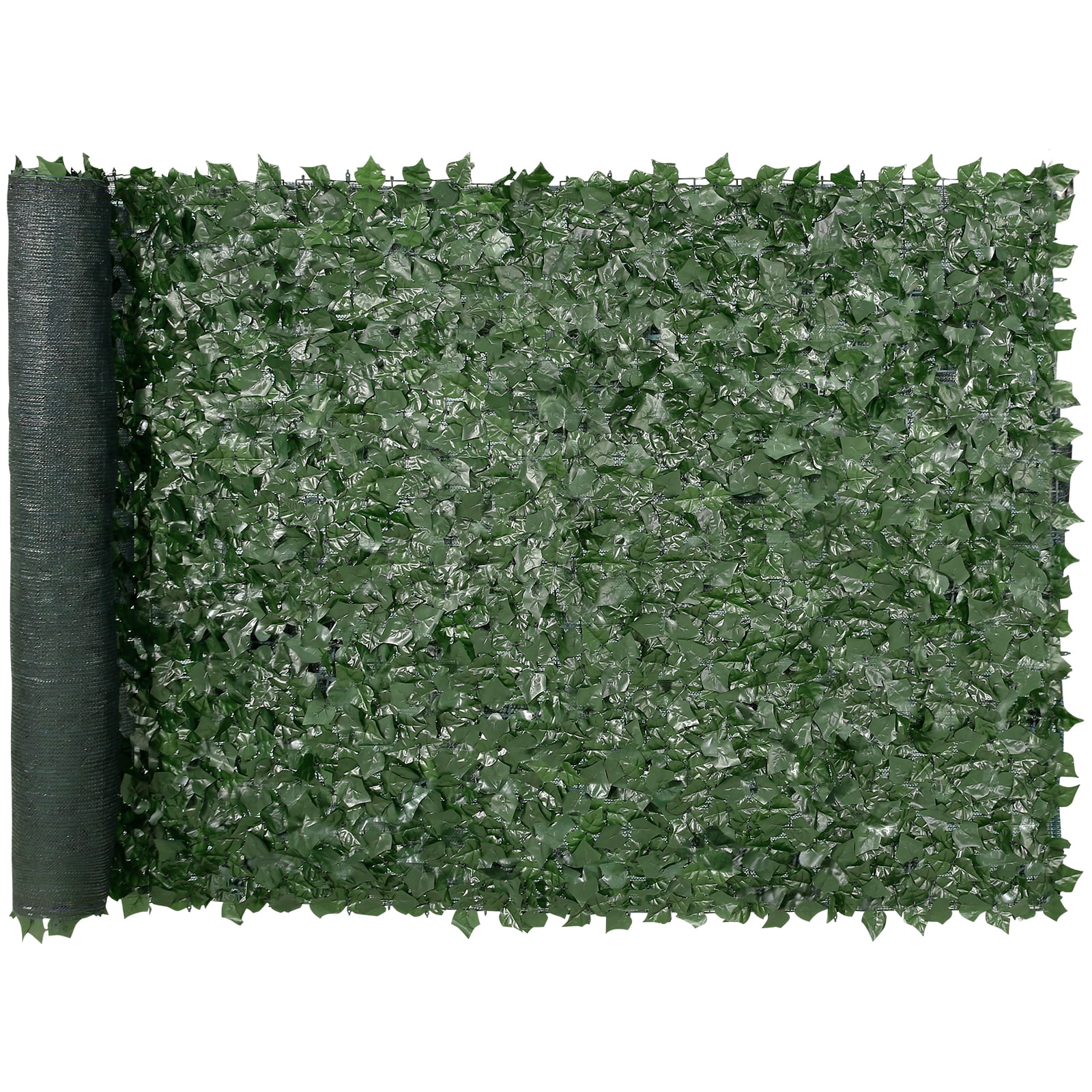 KFFKFF 59"x118" Artificial Faux Ivy Leaf Fence Screen with Mesh Cloth ...
