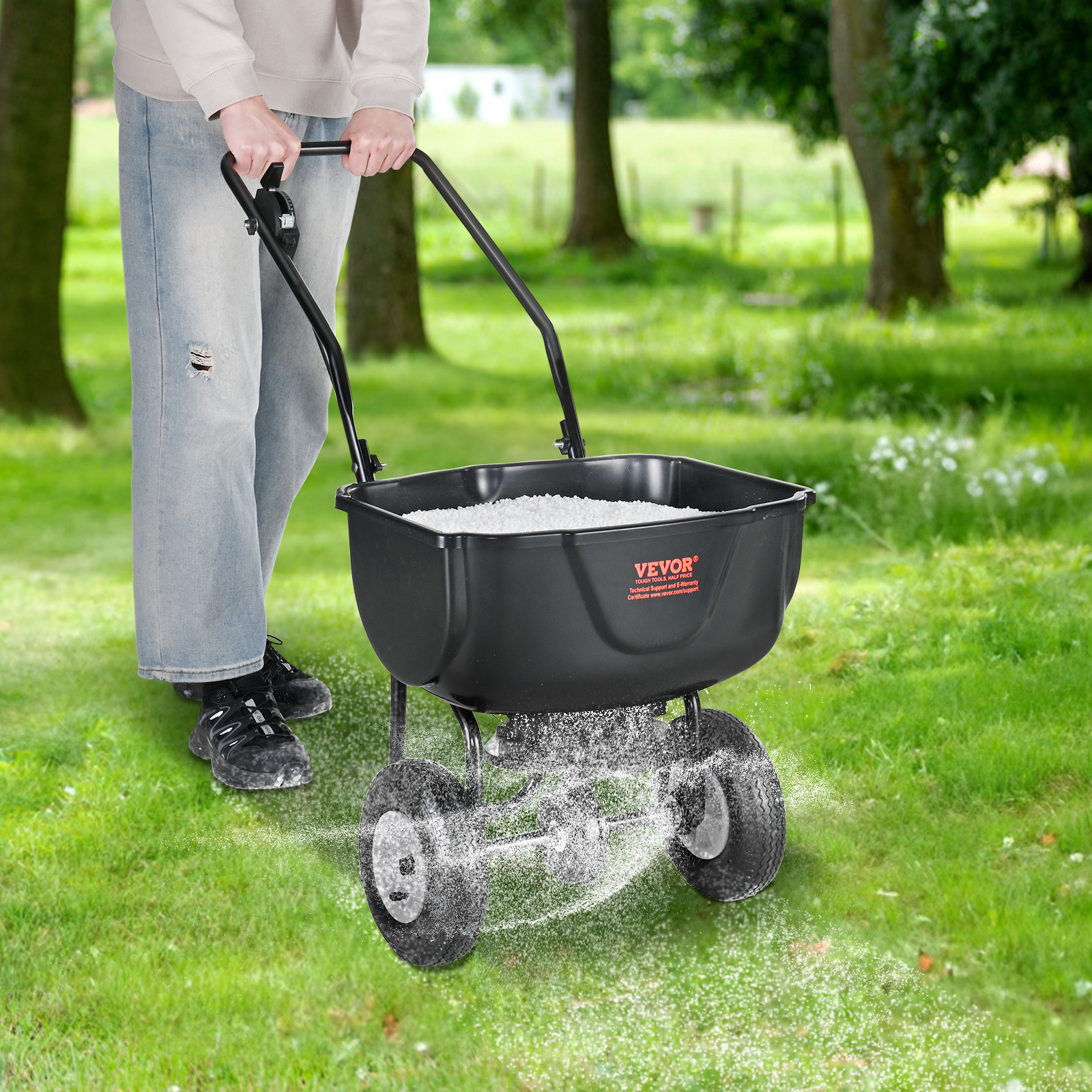 Spyker P20-5010 50-Pound Capacity Broadcast Spreader - Walmart.com