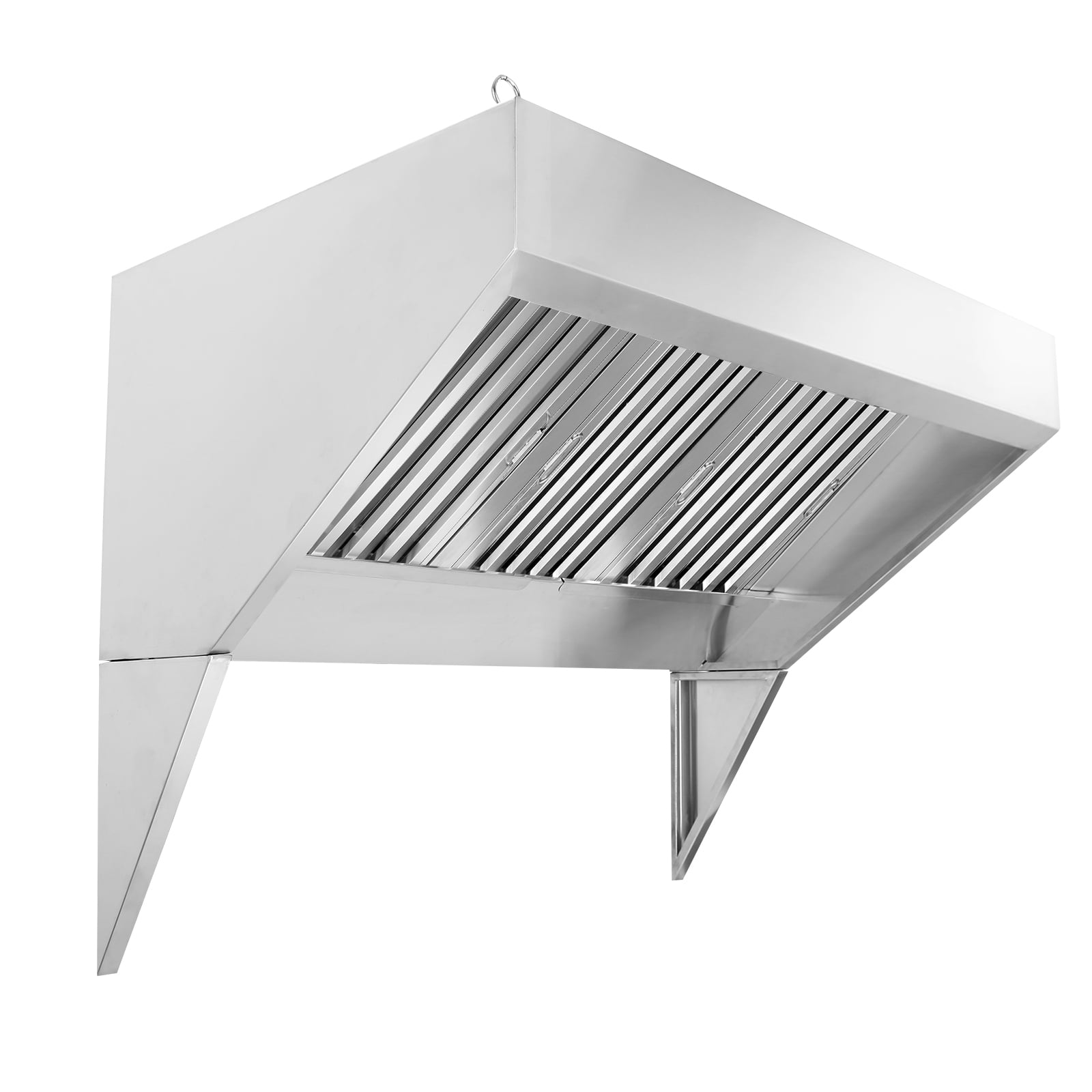 KFFKFF 6FT Commercial Exhaust Hood, 72in Commercial Stainless Steel ...
