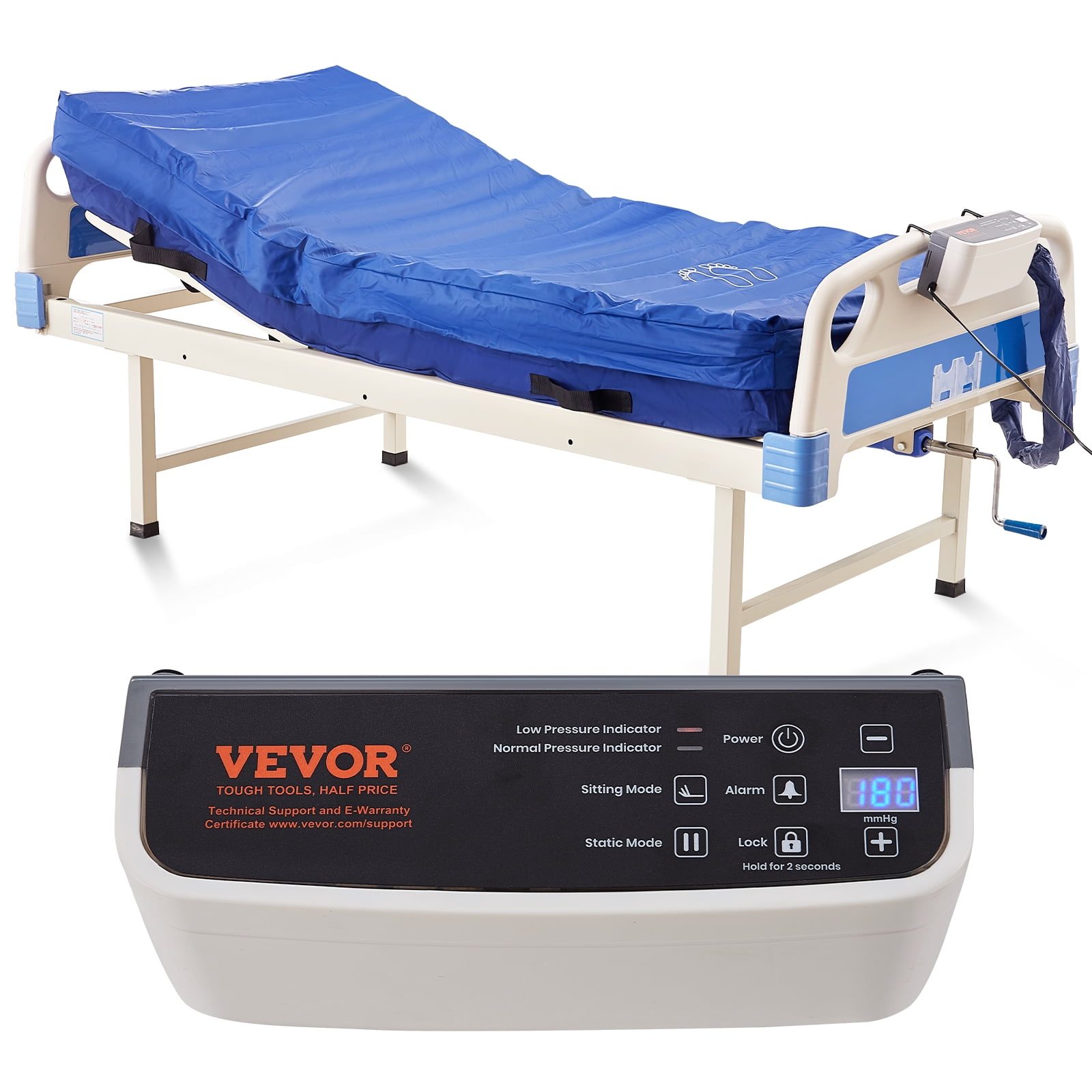 SKYSHALO Alternating Pressure Mattress, Dual-Layer Low Air Loss ...