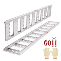 Black Widow BW-10840-HD Aluminum 9' Tri-Fold Arched Folding Motorcycle ...