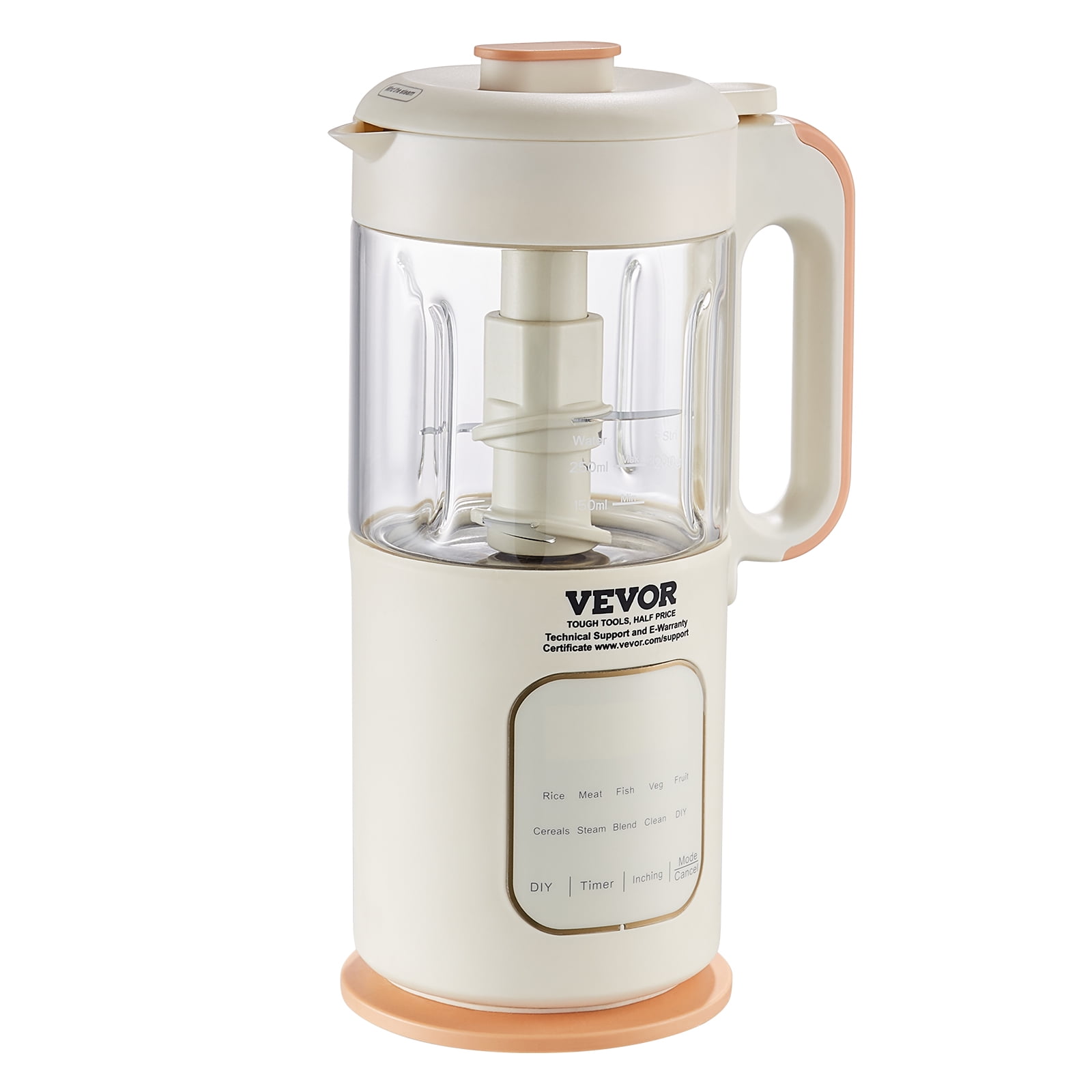 KFFKFF Baby Food Maker Baby Food Processor Automatic Steamer and ...