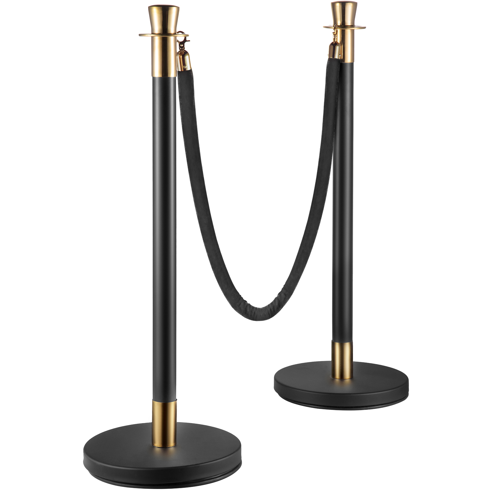 SKYSHALO Crowd Control Posts, Set of 2 Posts, Post Kit with 5ft/1.5m ...