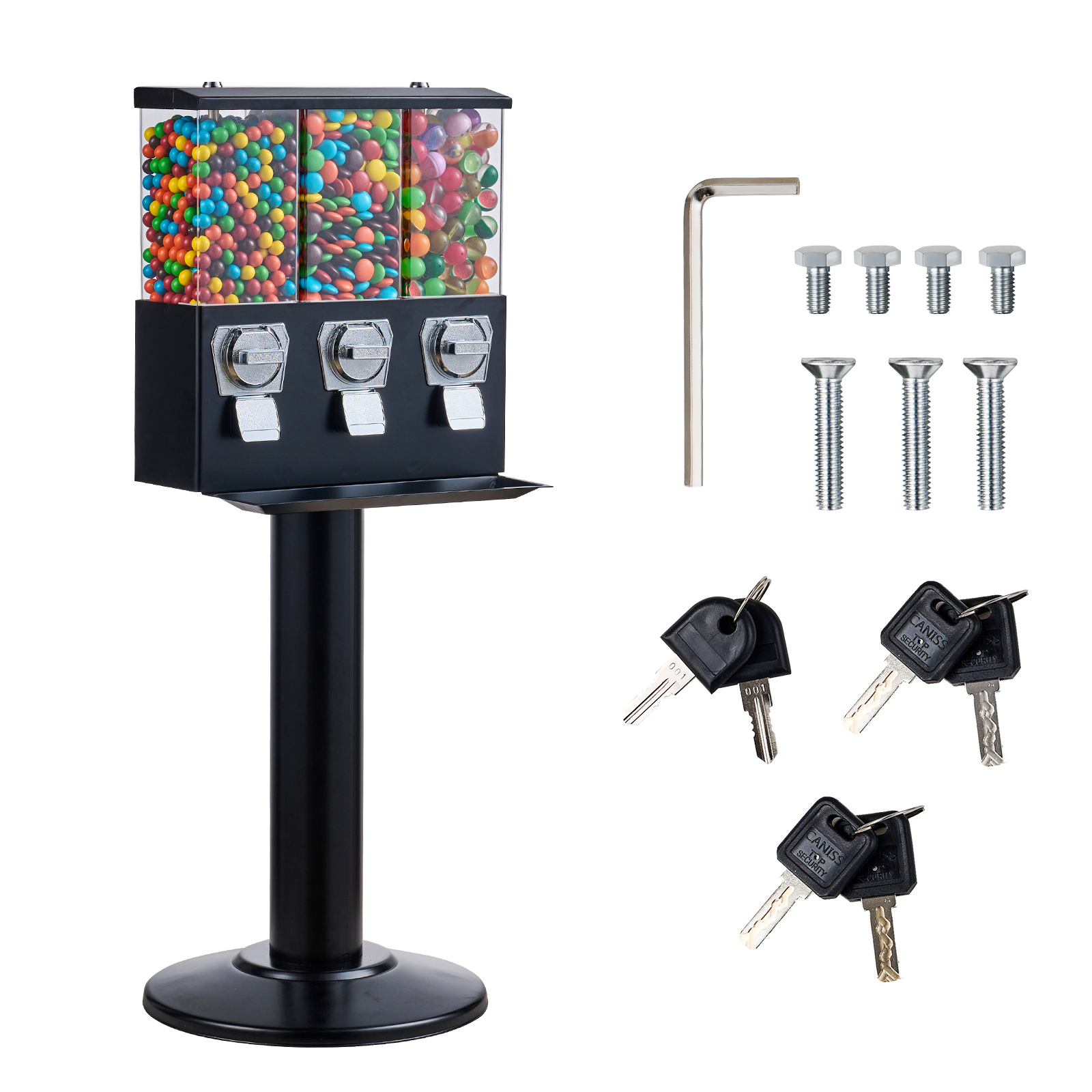 15" Vintage Candy Gumball Machine & Bank with Stand by Great Northern ...