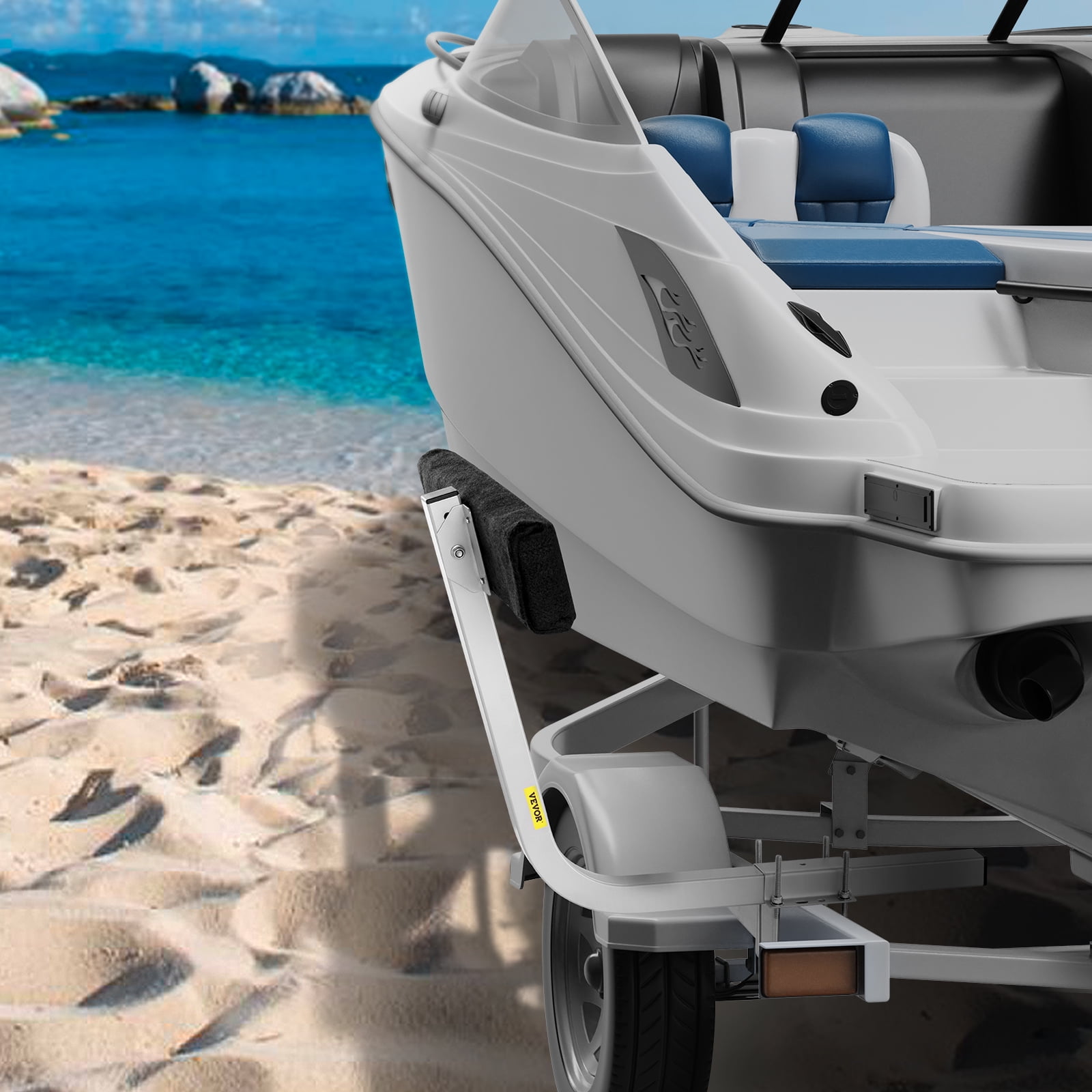 Free Shipping! SKYSHALO Boat Trailer Bunk Board Guide-on 2.3' Feet Rail ...