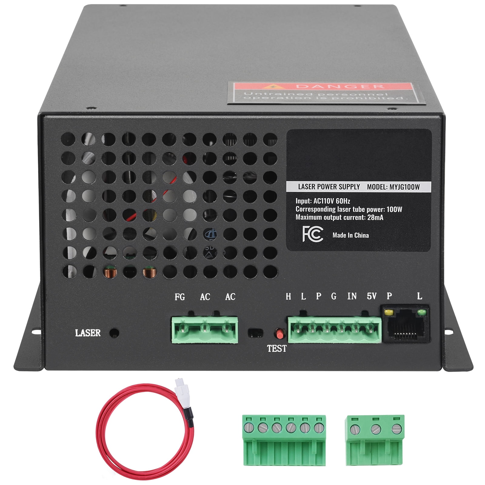 KFFKFF CO2 Laser Energy Source, Energy Source for 100W Laser Cylinder ...