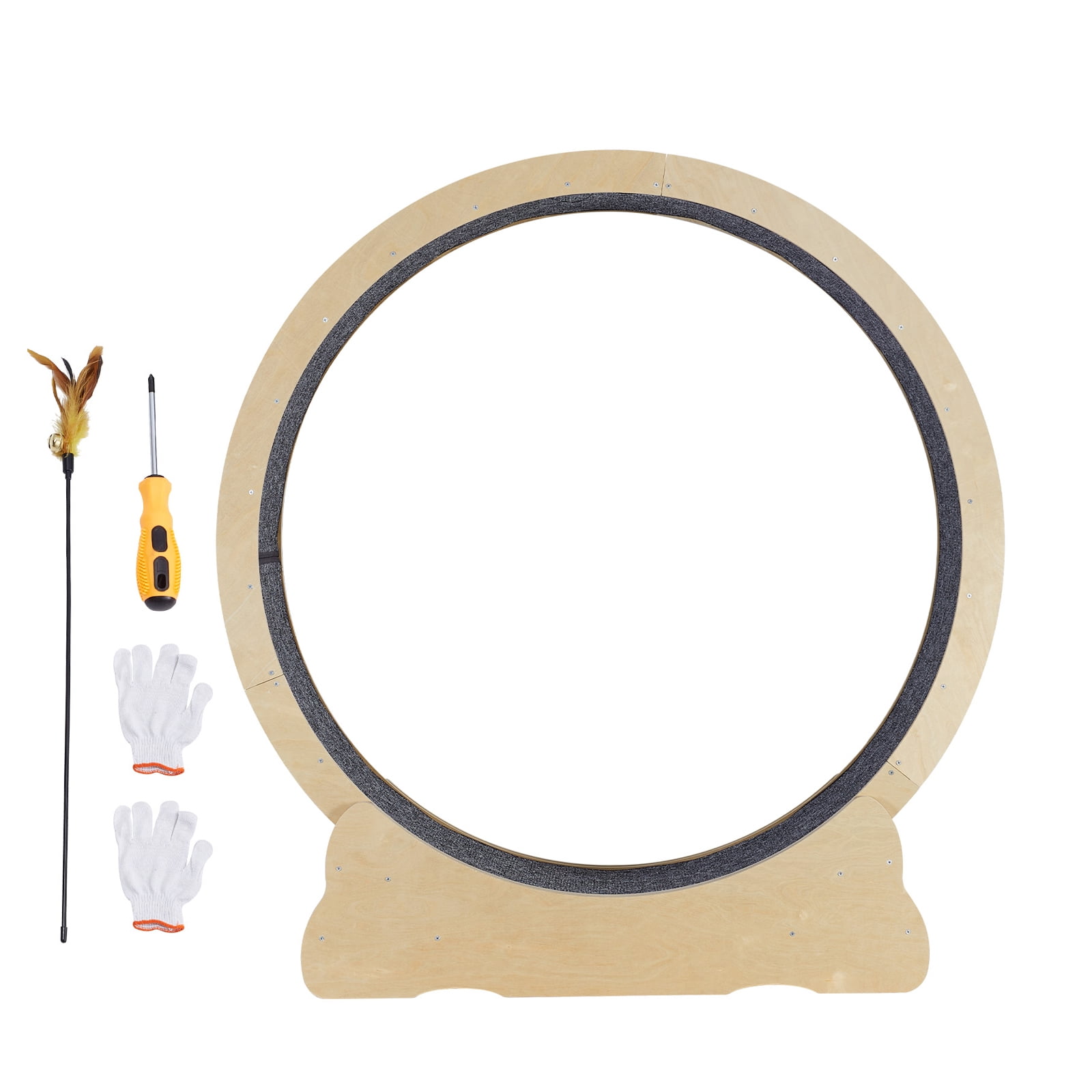 KFFKFF Cat Exercise Wheel Large Cat Treadmill Wheel for Indoor Cats 52 ...