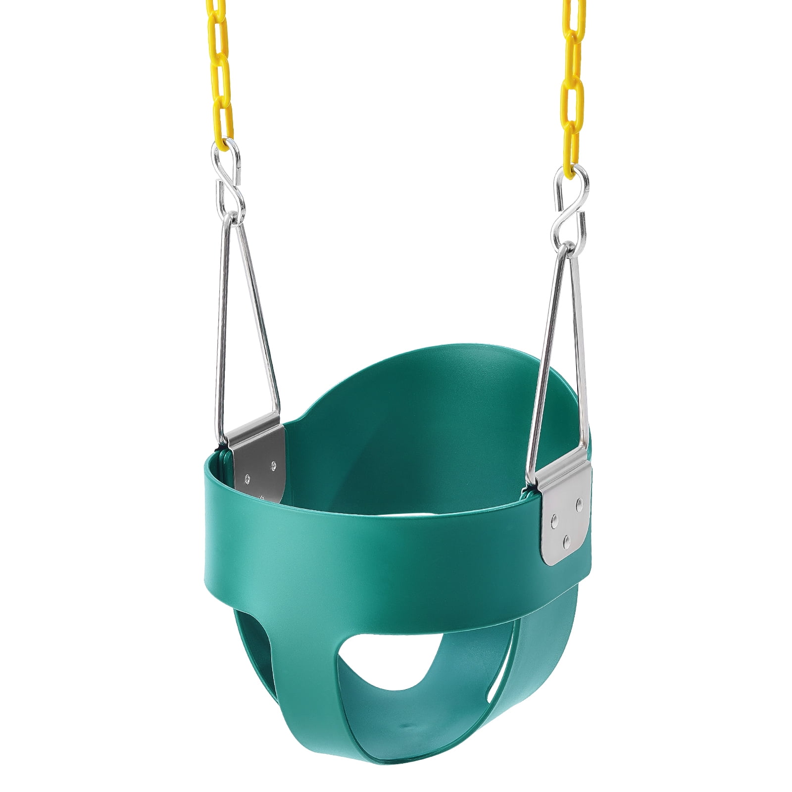 KFFKFF Child Swing Chair, Secure Bucket Design with High Back, Includes ...