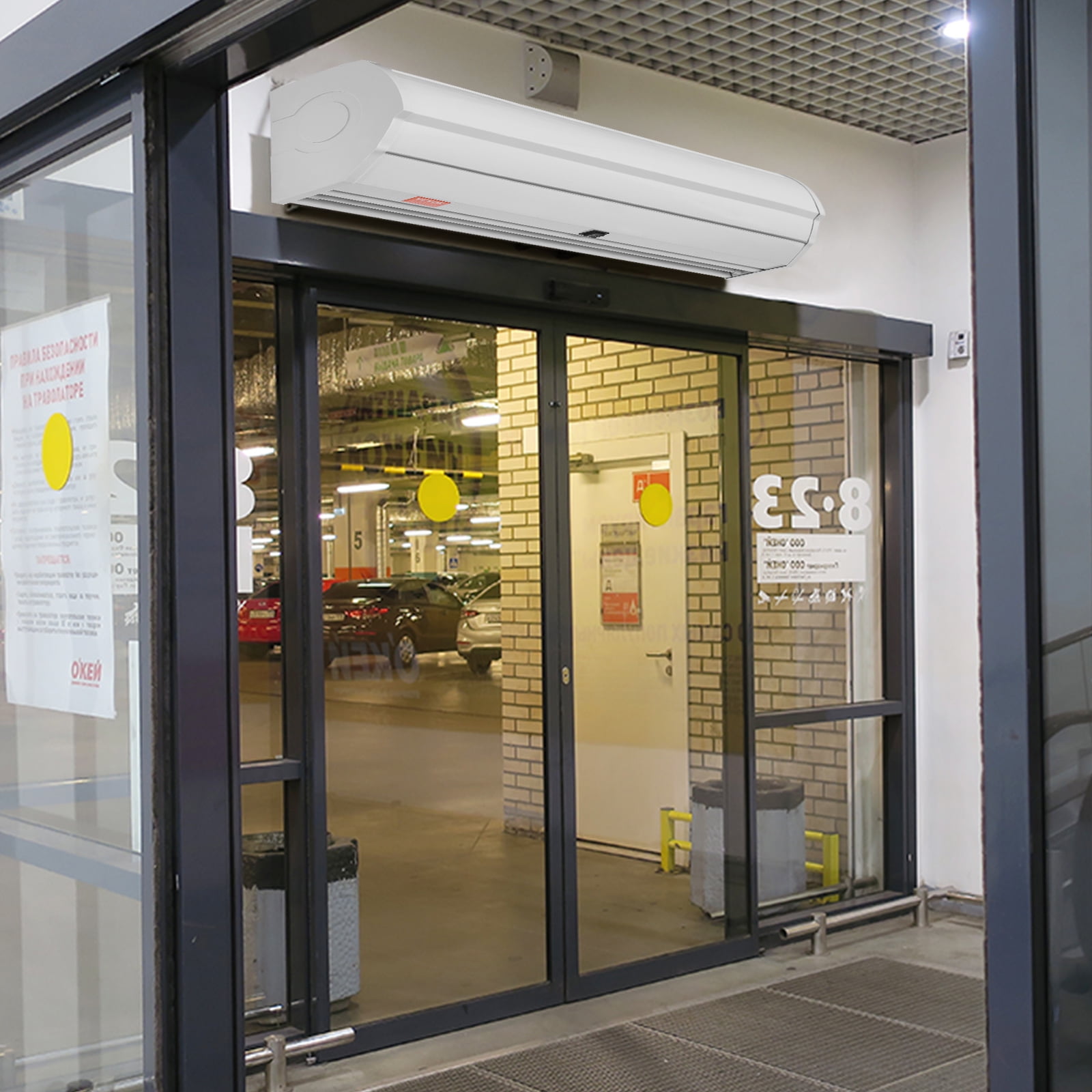 KFFKFF Commercial Indoor Air Curtain 36" Door Air Curtain 2 Speeds ...