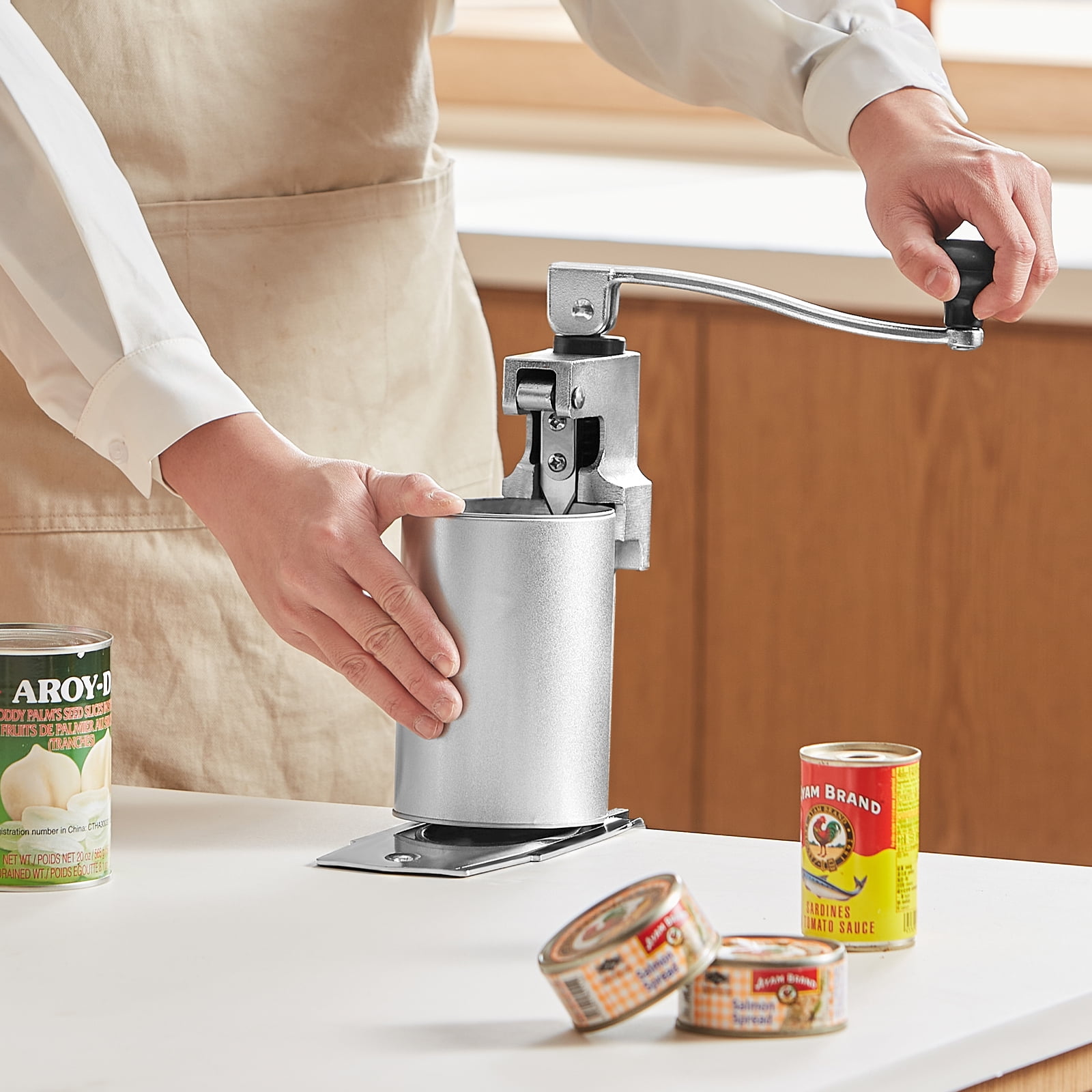KFFKFF Commercial Table Can Opener 11.8" Heavy Duty Manual Can Opener ...