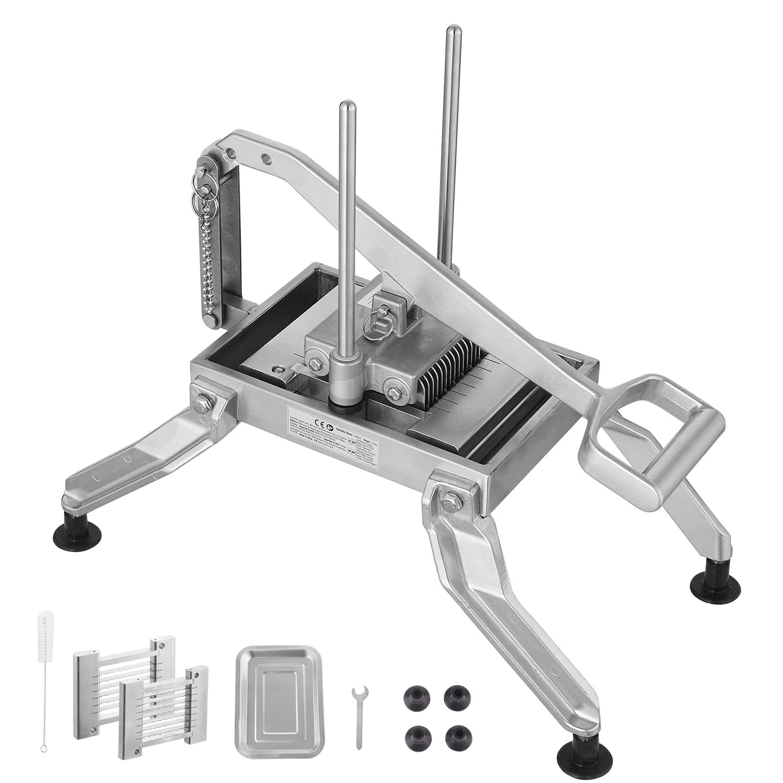 KFFKFF Commercial Vegetable Cutter 3/8" and 3/16" Slicer Tomato Cutter ...