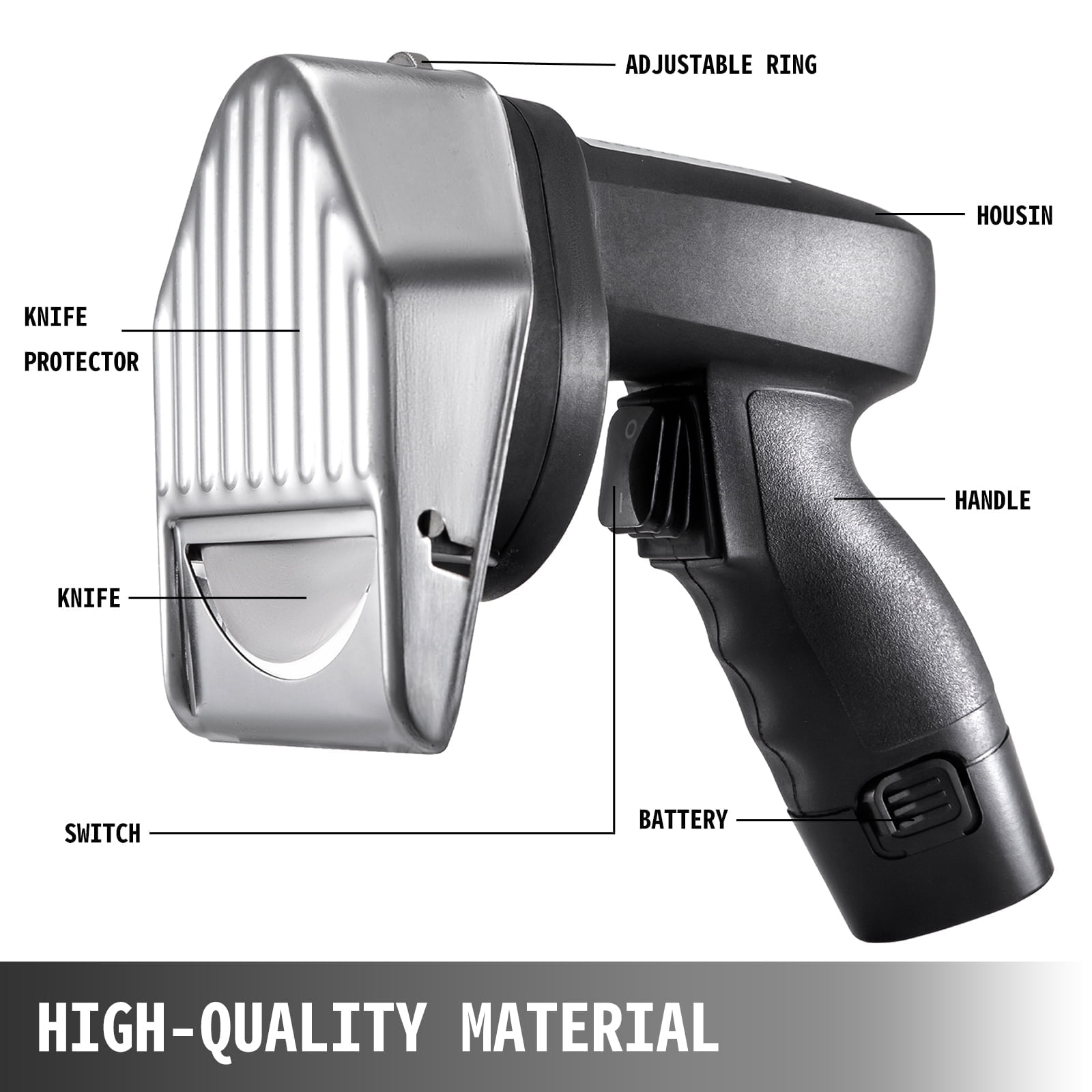 SKYSHALO Cordless Shawarma Knife 110V Battery Professional Turkish ...