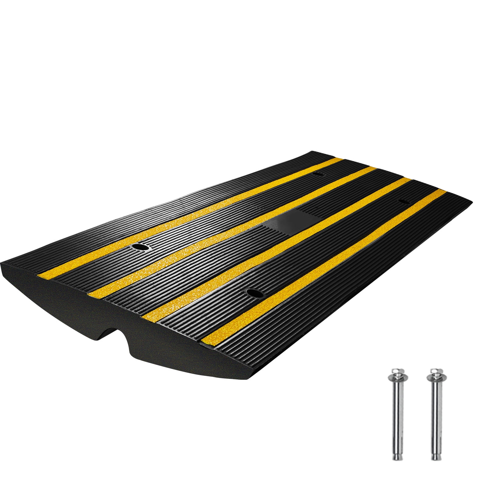 KFFKFF Curb Ramp Rubber Driveway Ramp 2.6" Rise 15 tons Capacity ...