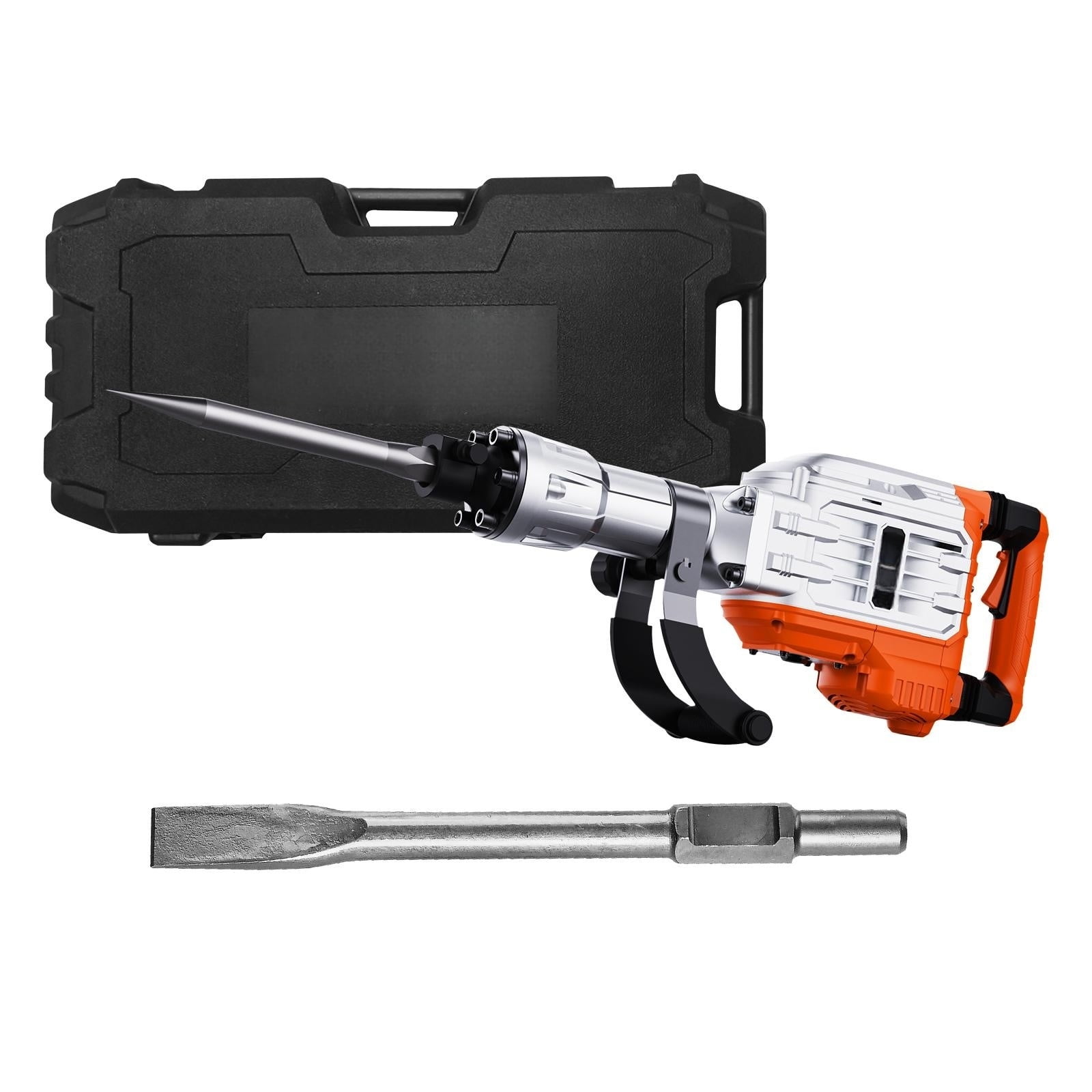SKYSHALO Demolition Electric Jack Hammer 3500W with 2 Chisel Bits ...