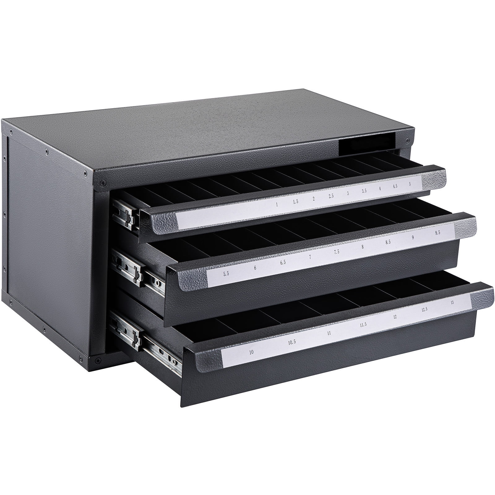 SKYSHALO Drill Bit Dispenser Cabinet, Three-Drawer Drill Bit Dispenser ...