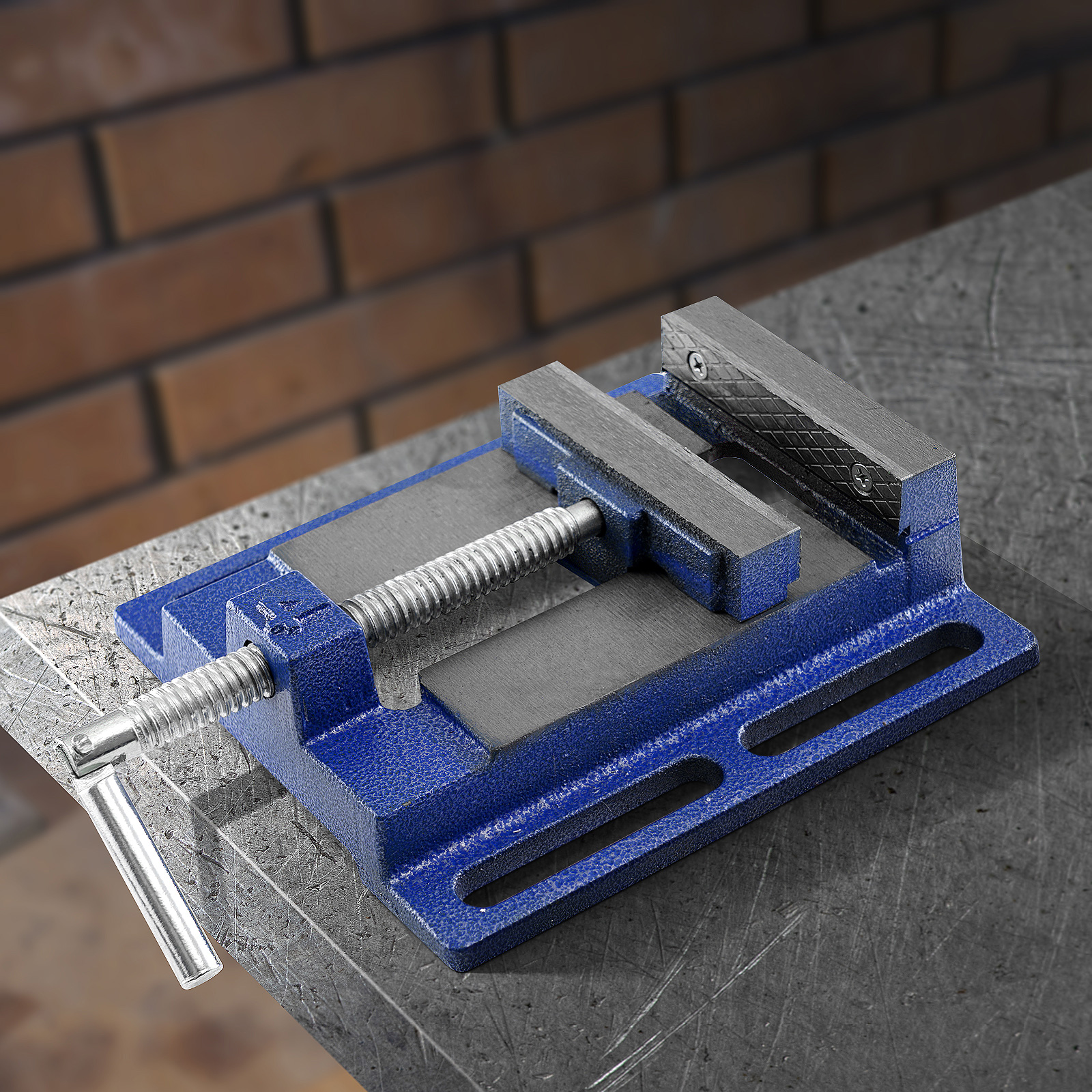 WEN 4-Inch Heavy Duty Cast Iron Bench Vise with Swivel Base - Walmart.com