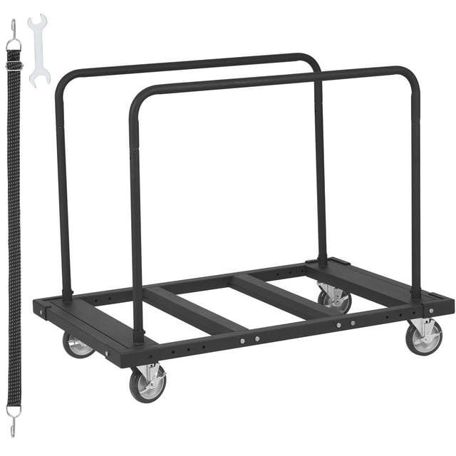 Kffkff Drywall Cart 1800 Lbs Panel Cart Dolly Handling Sheetrock Sheet