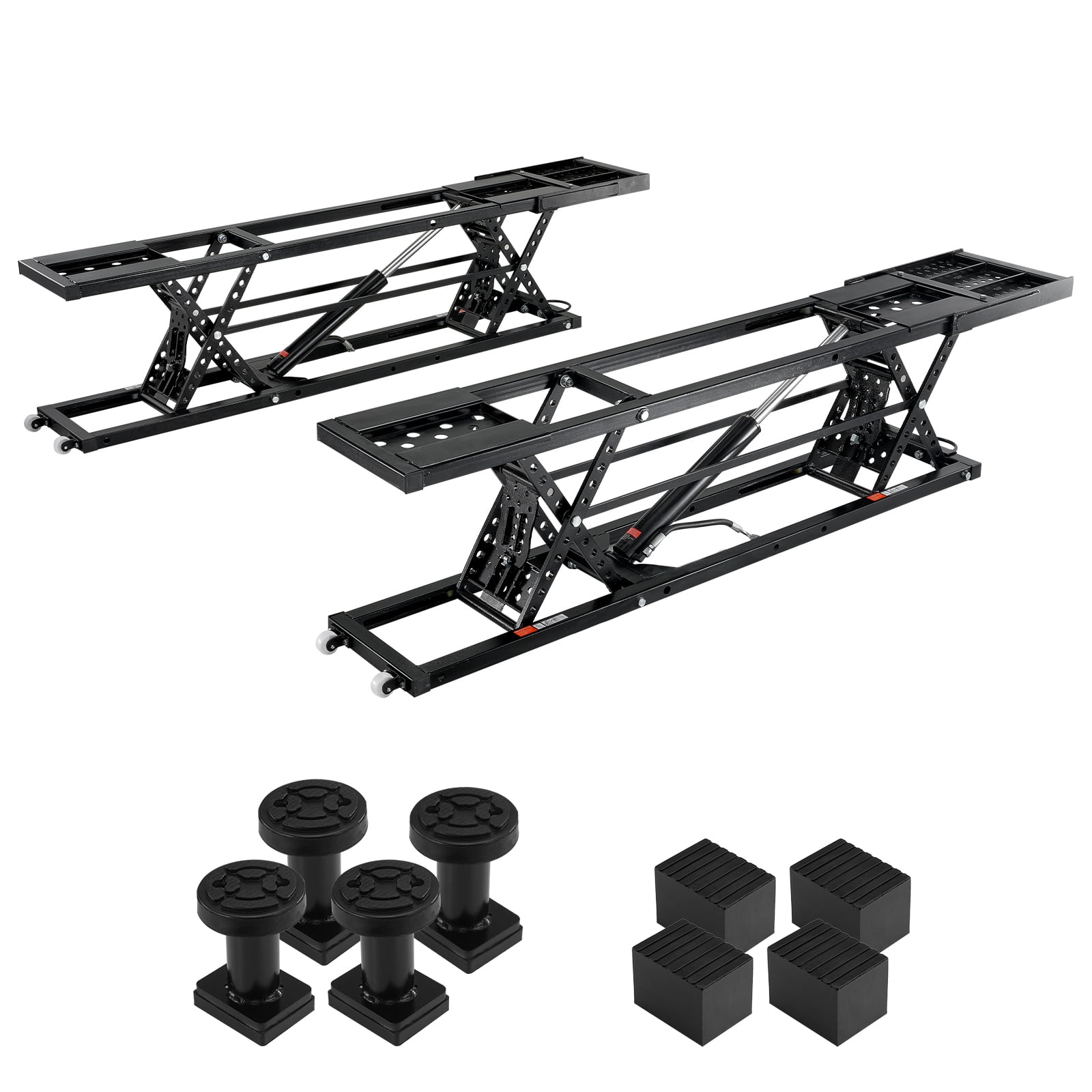 SKYSHALO 7000 LBS Portable Car Lift with Wheel Support for Home Garage ...
