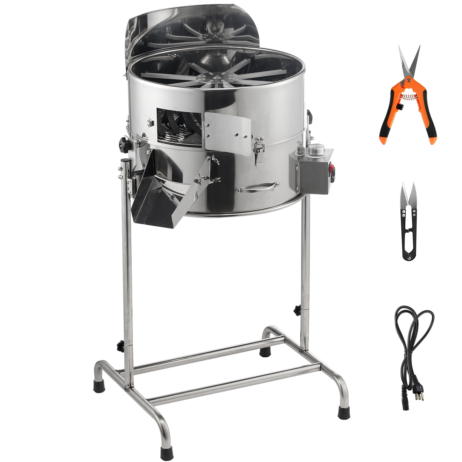 KFFKFF Electric Bud Trimmer 19'' Electric Leaf Trimmer Machine 60W ...