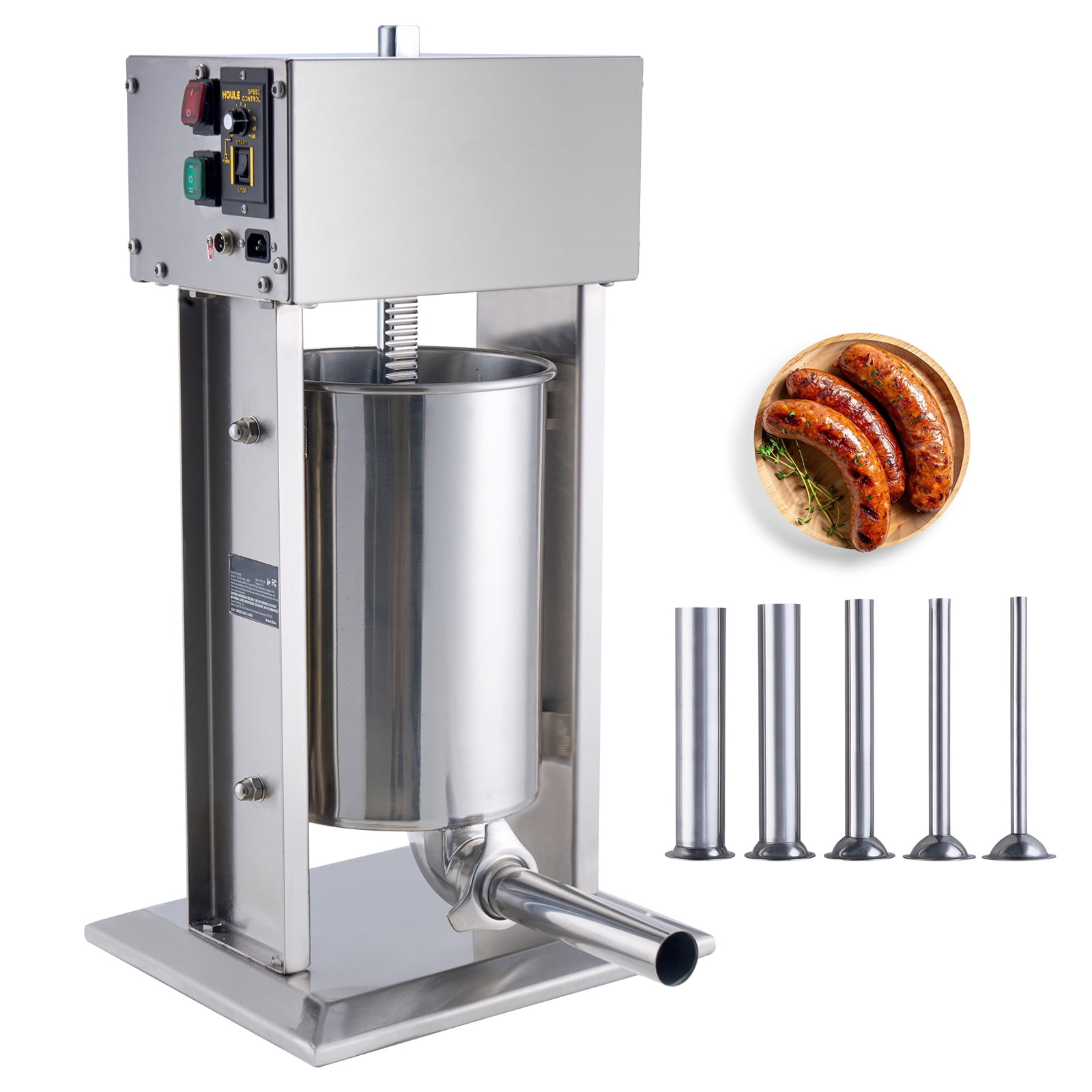 KFFKFF Electric Meat Filler, 12 L / 25 LBS Upright Design, 200W Motor ...